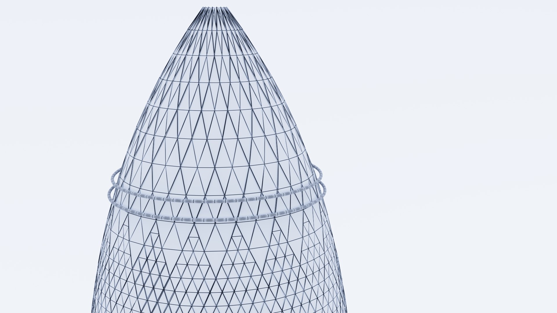 The Gherkin Skyscraper 3D Model - TurboSquid 2296143