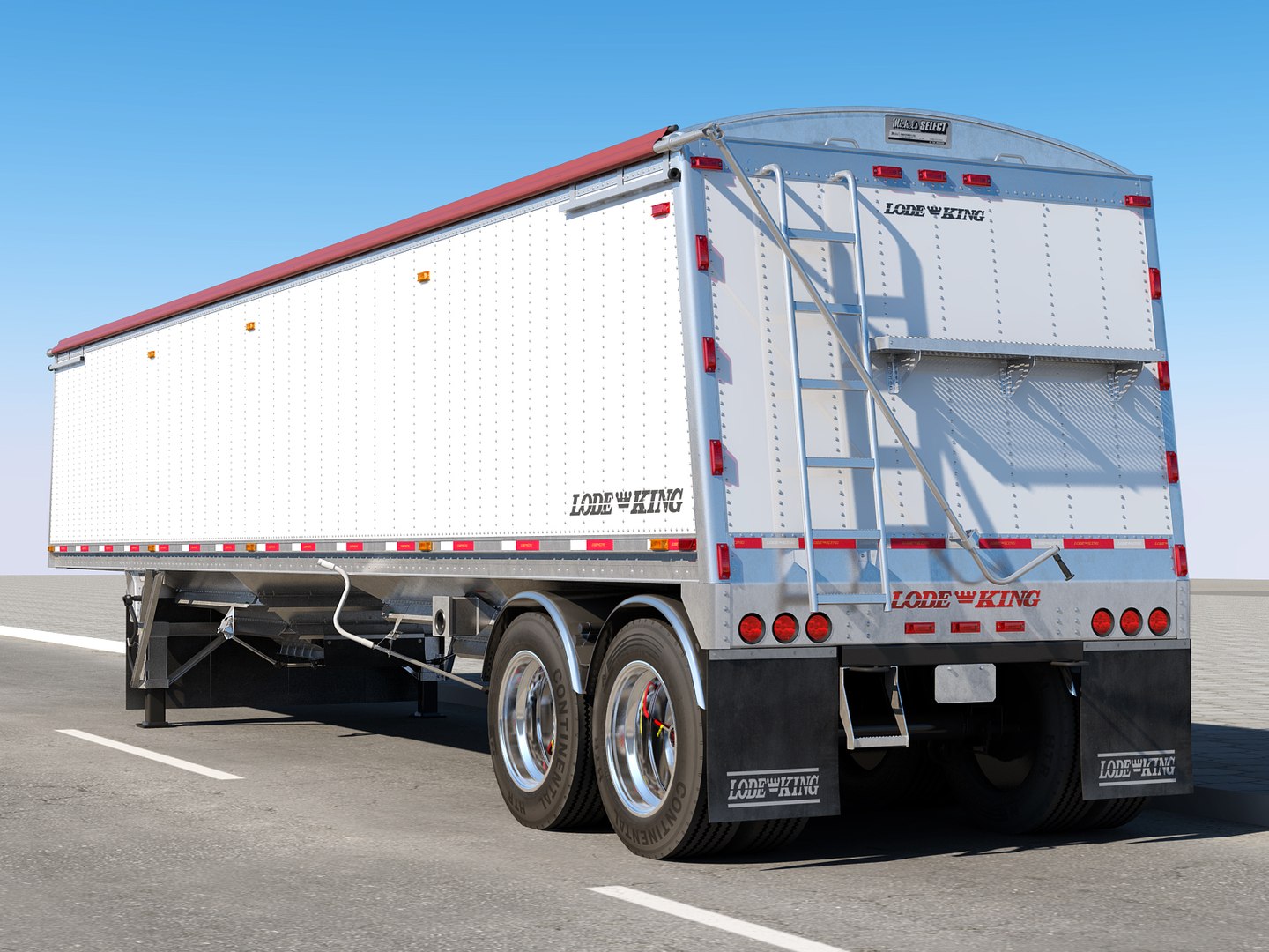 Hopper trailer 3D - TurboSquid 1157602