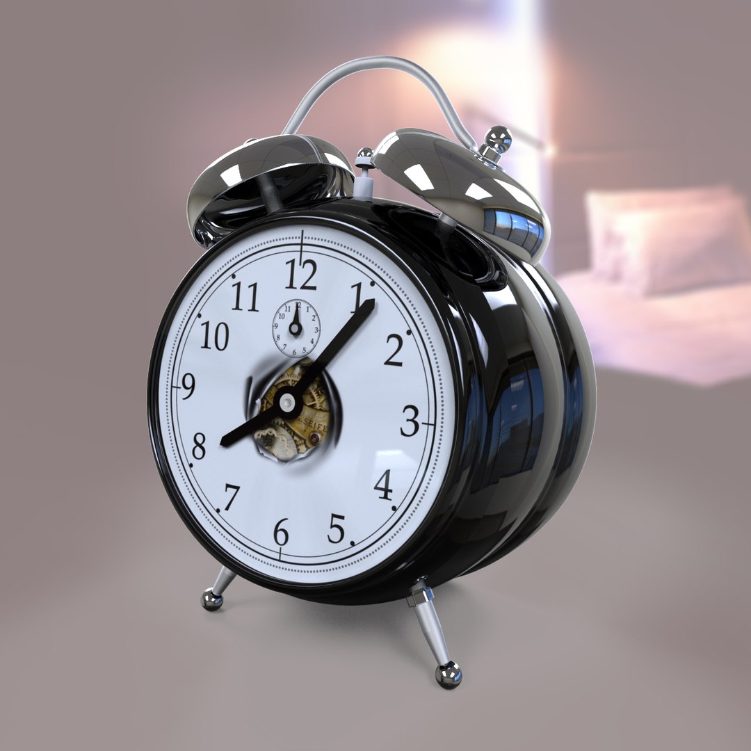 3d model alarm clock