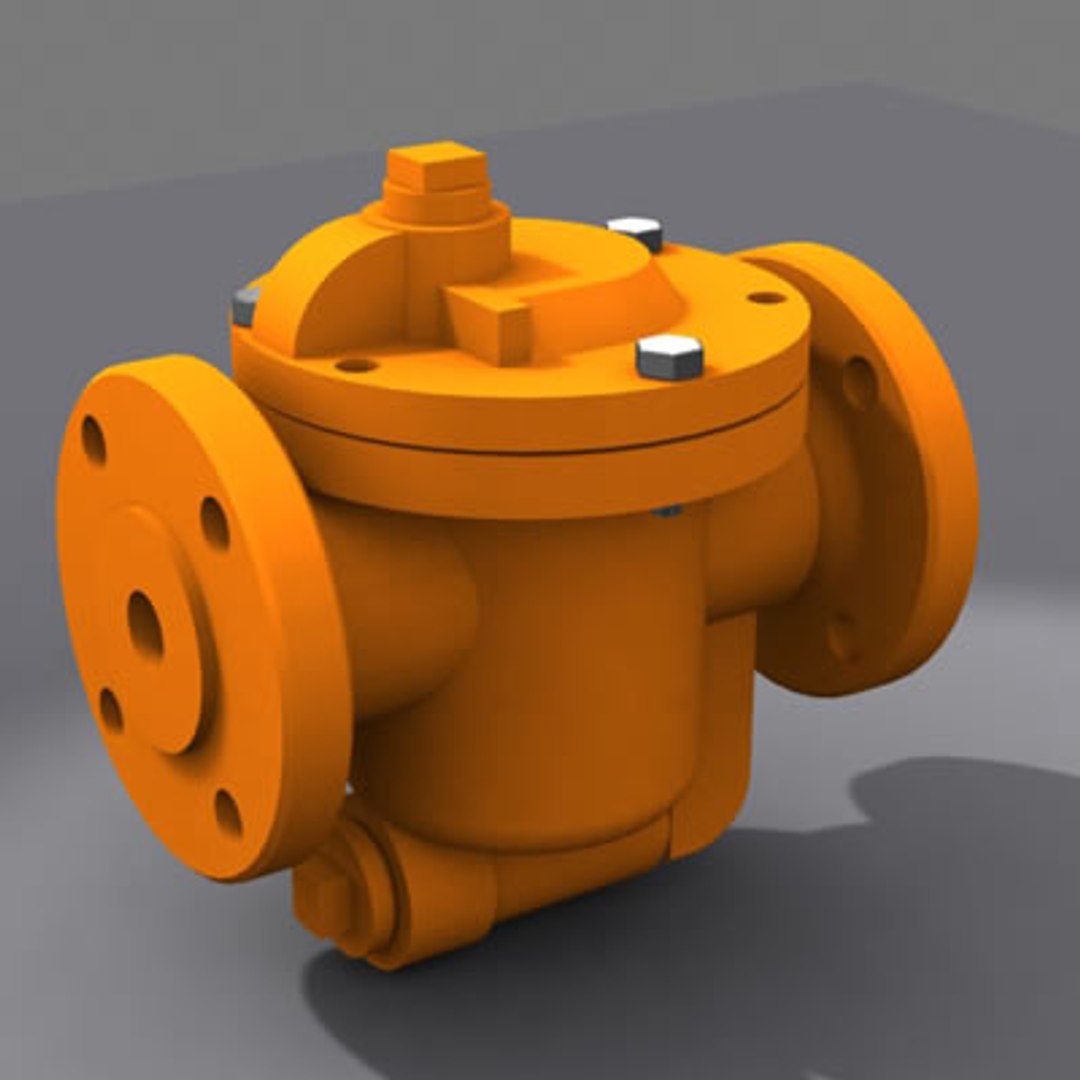 Steam Traps Valve Modeled 3d Model