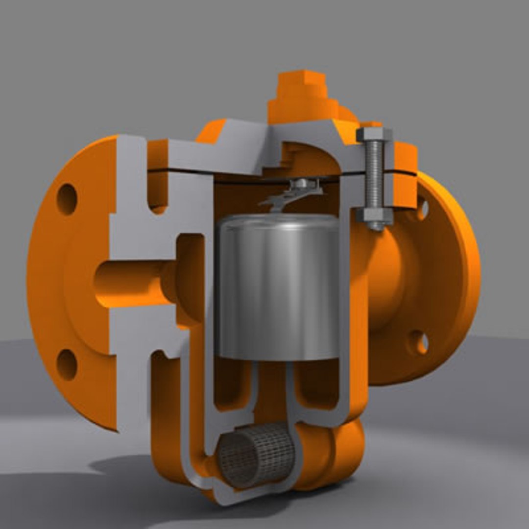 Steam Traps Valve Modeled 3d Model