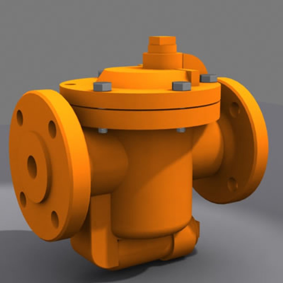 Steam Traps Valve Modeled 3d Model