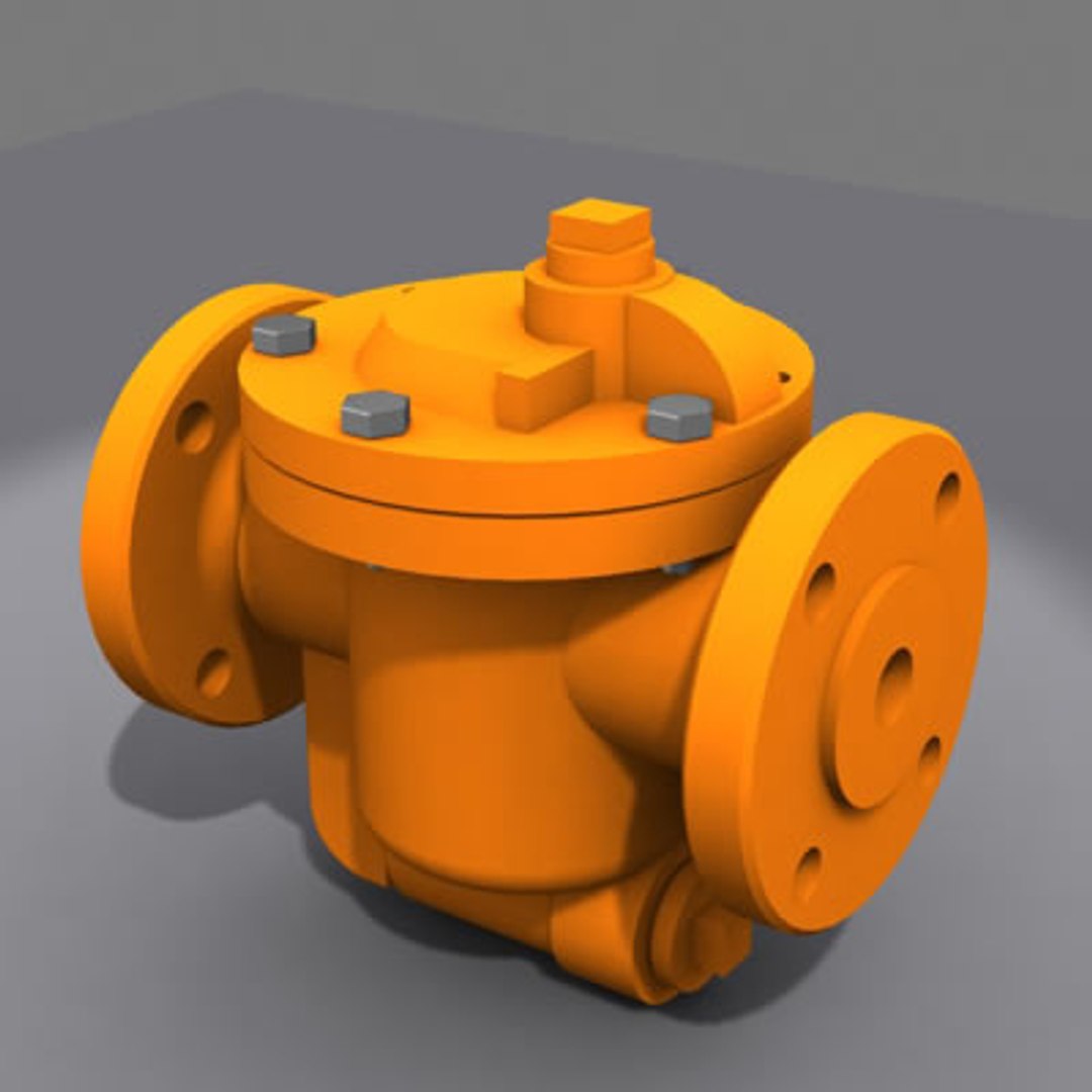 Steam Traps Valve Modeled 3d Model