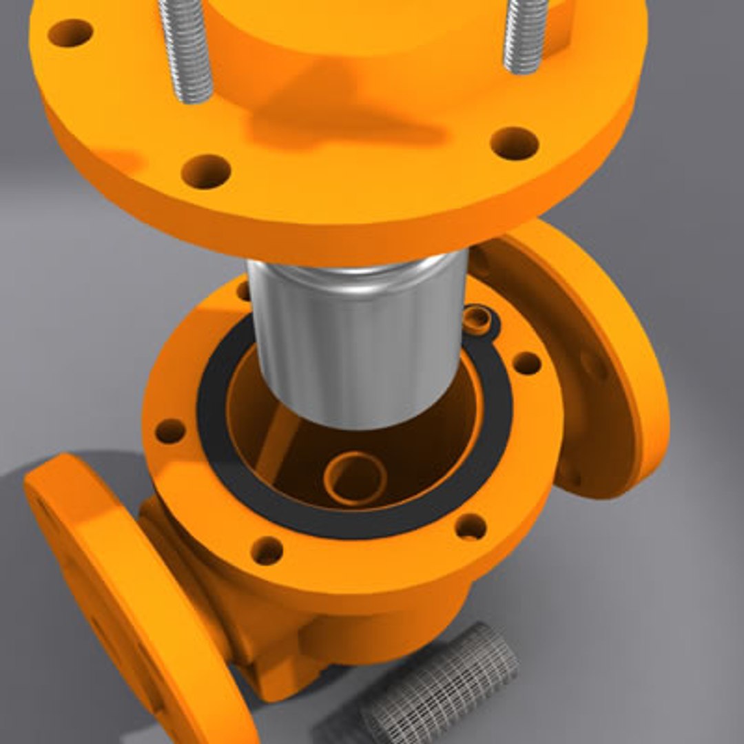 Steam Traps Valve Modeled 3d Model