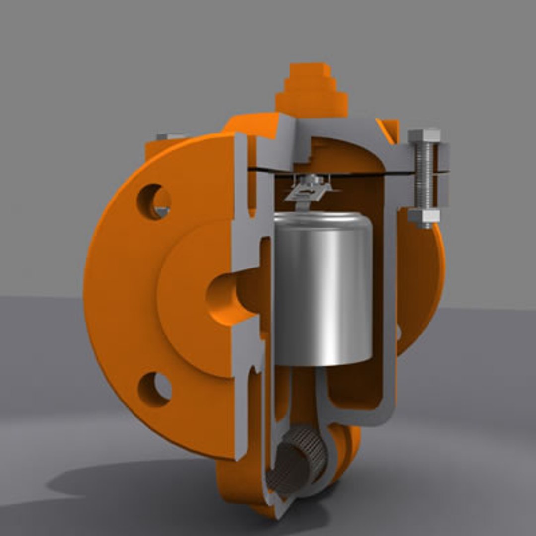 Steam Traps Valve Modeled 3d Model