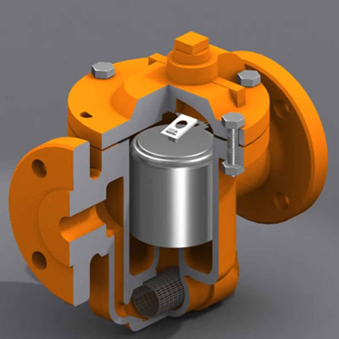 Steam Traps Valve Modeled 3d Model
