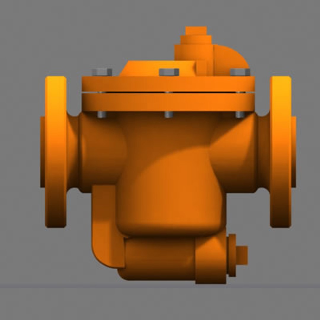 Steam Traps Valve Modeled 3d Model