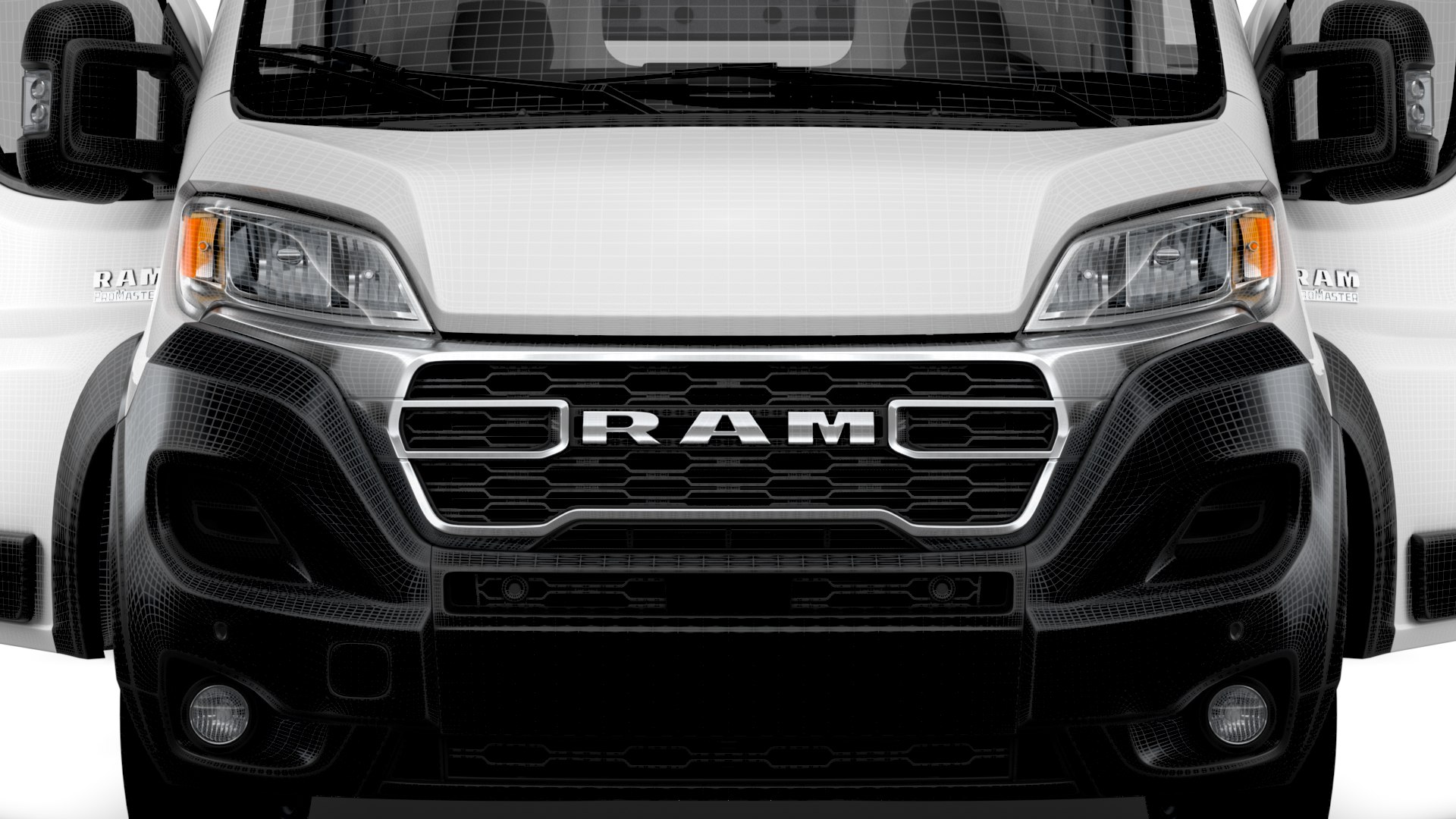 3D RAM Promaster Van L1H1 HQ Interior 2023 Model - TurboSquid 2222278