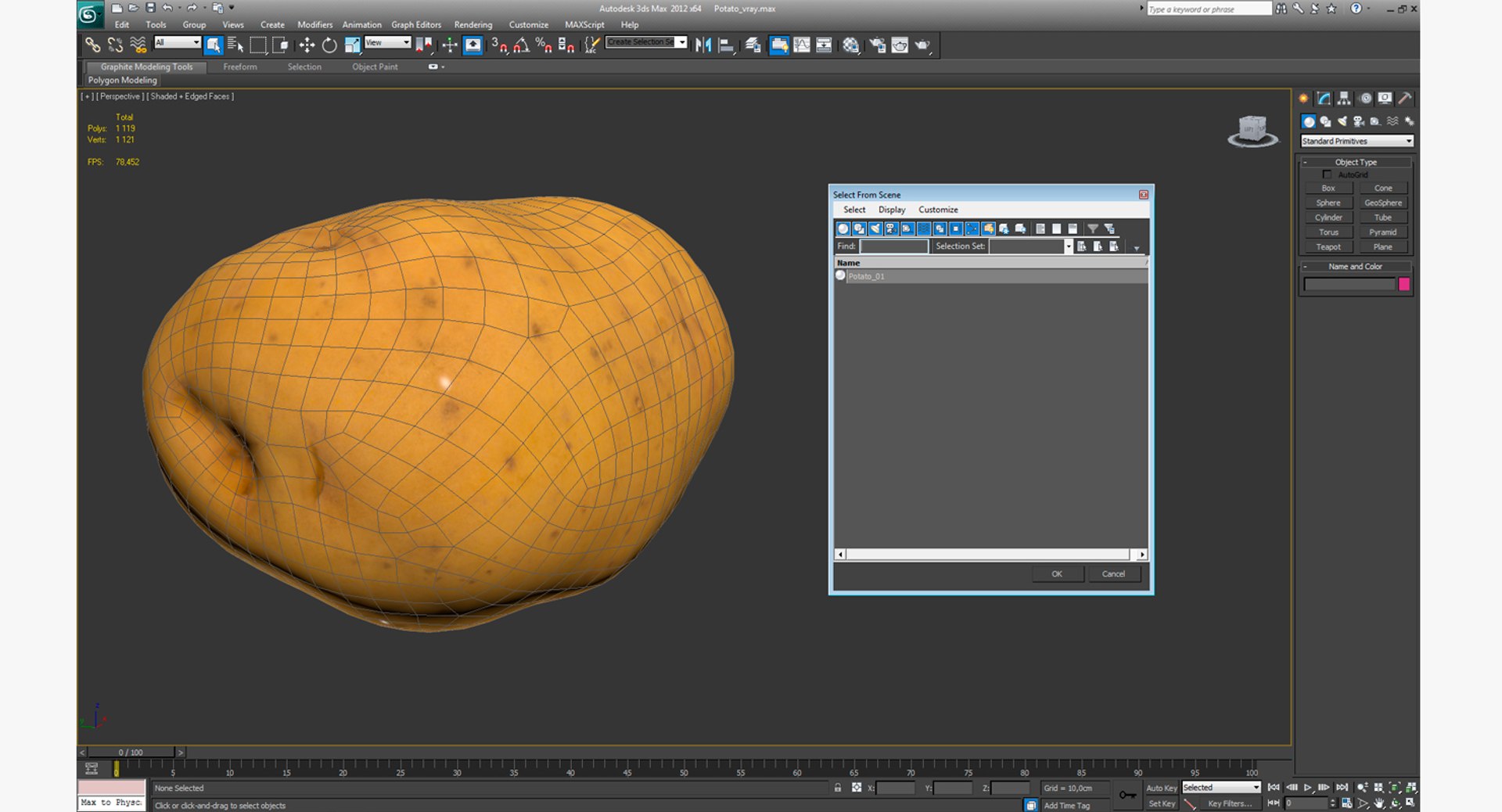 Potato Realistic 3D Model | 1148948 | TurboSquid