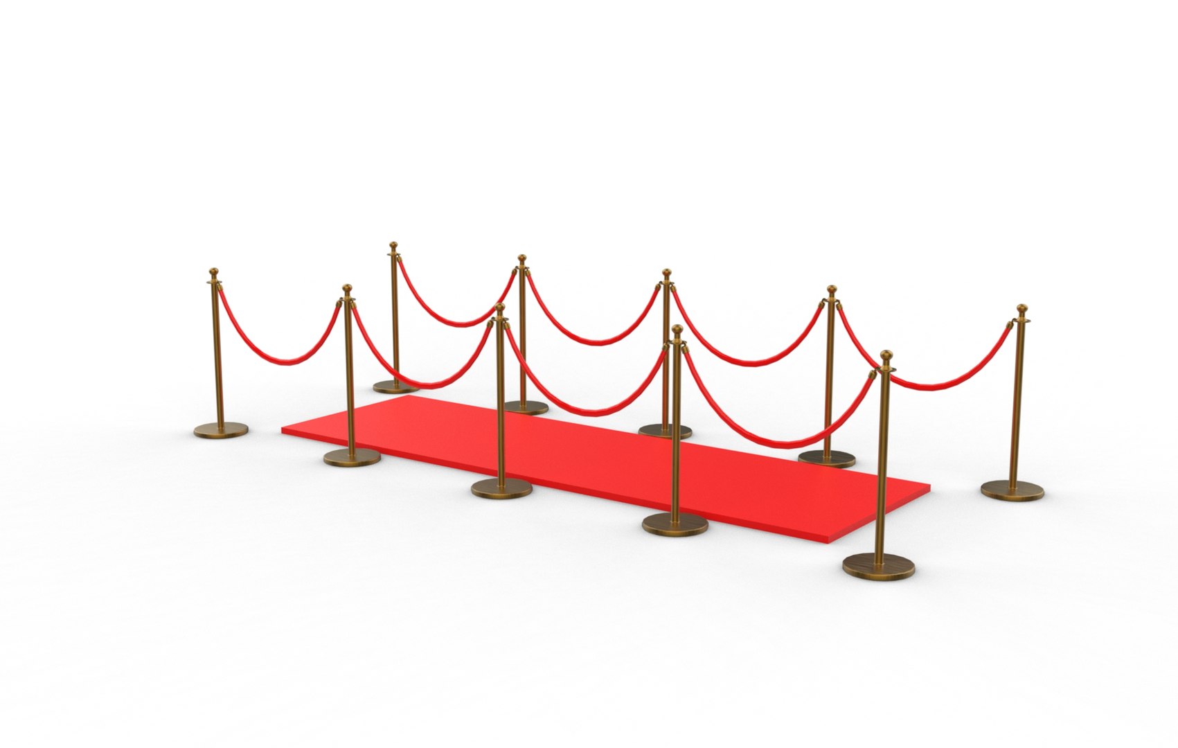 3D Red Carpet 3D Model - TurboSquid 2334237