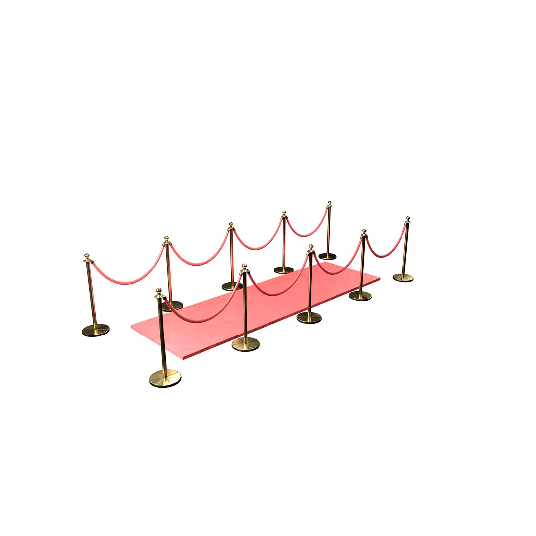 3D Red Carpet 3D Model - TurboSquid 2334237