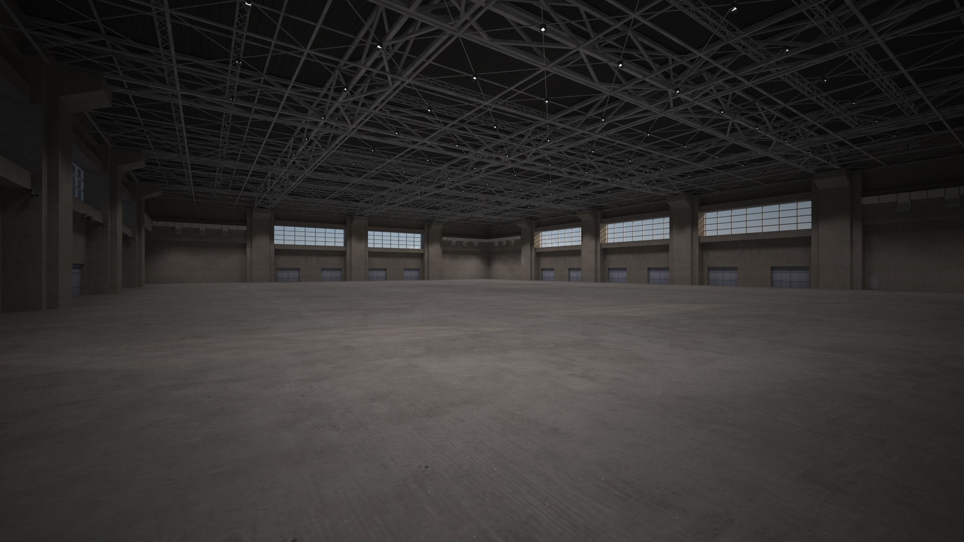 Hall 2 3D Low Poly - Multifunctional Hall 3D Model - TurboSquid 1735438