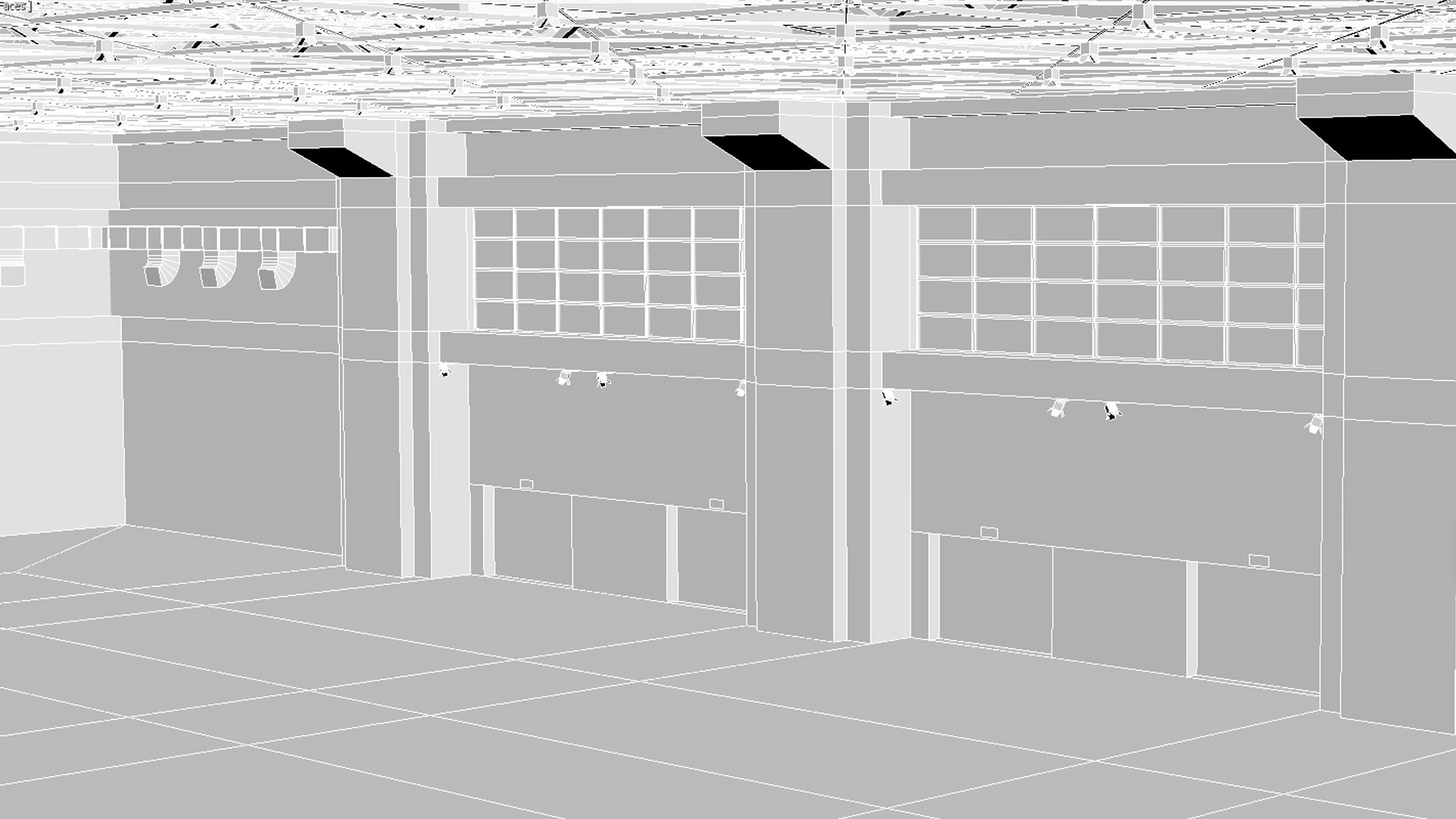 Hall 2 3D Low Poly - Multifunctional Hall 3D Model - TurboSquid 1735438