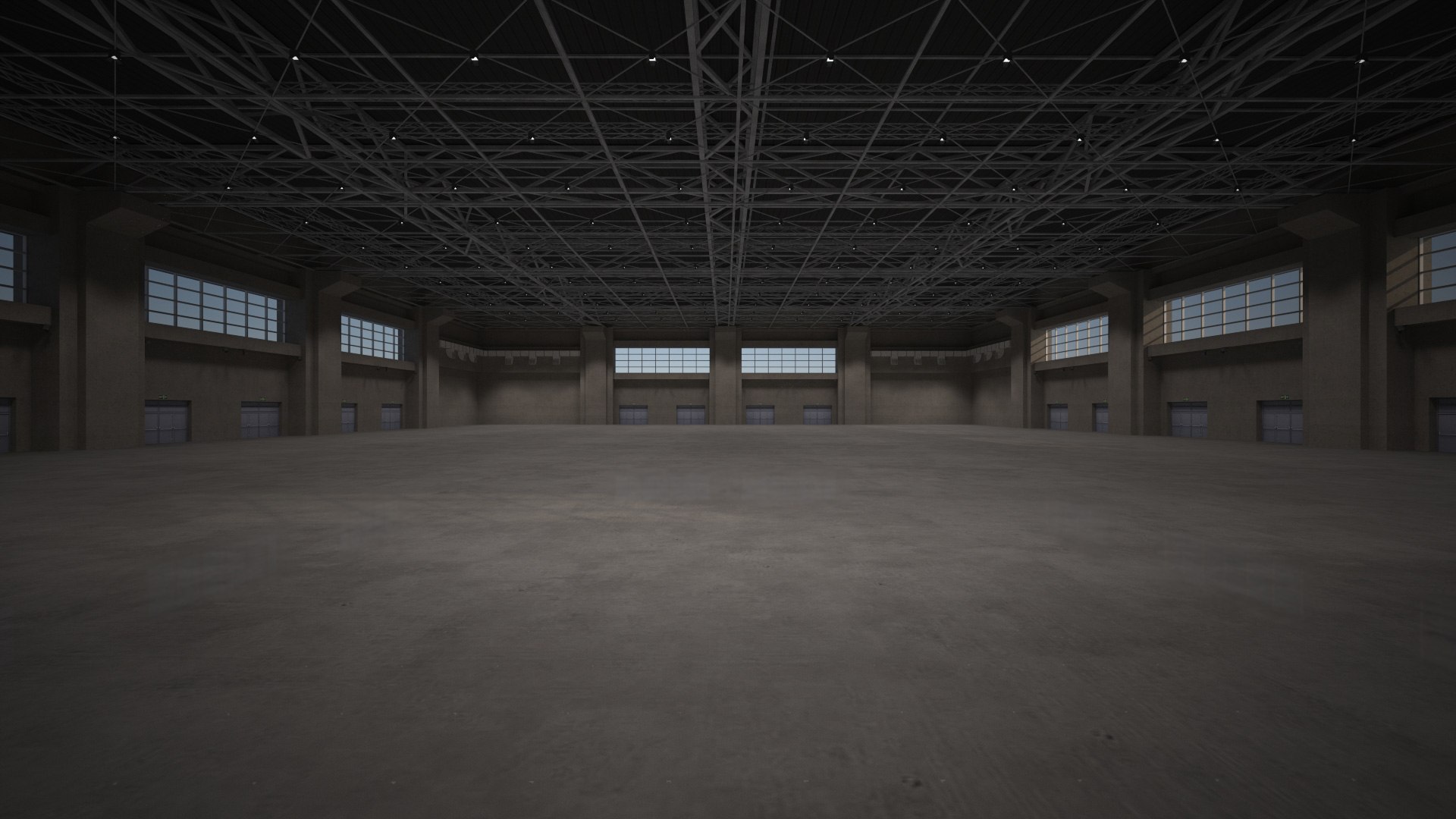 Hall 2 3D Low Poly - Multifunctional Hall 3D Model - TurboSquid 1735438