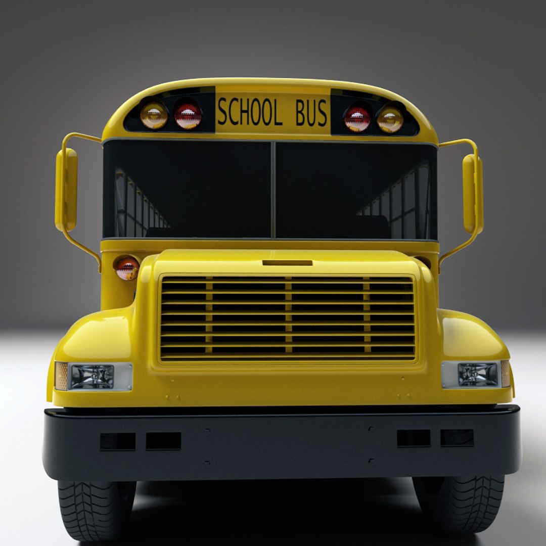 Bus School 3d Max