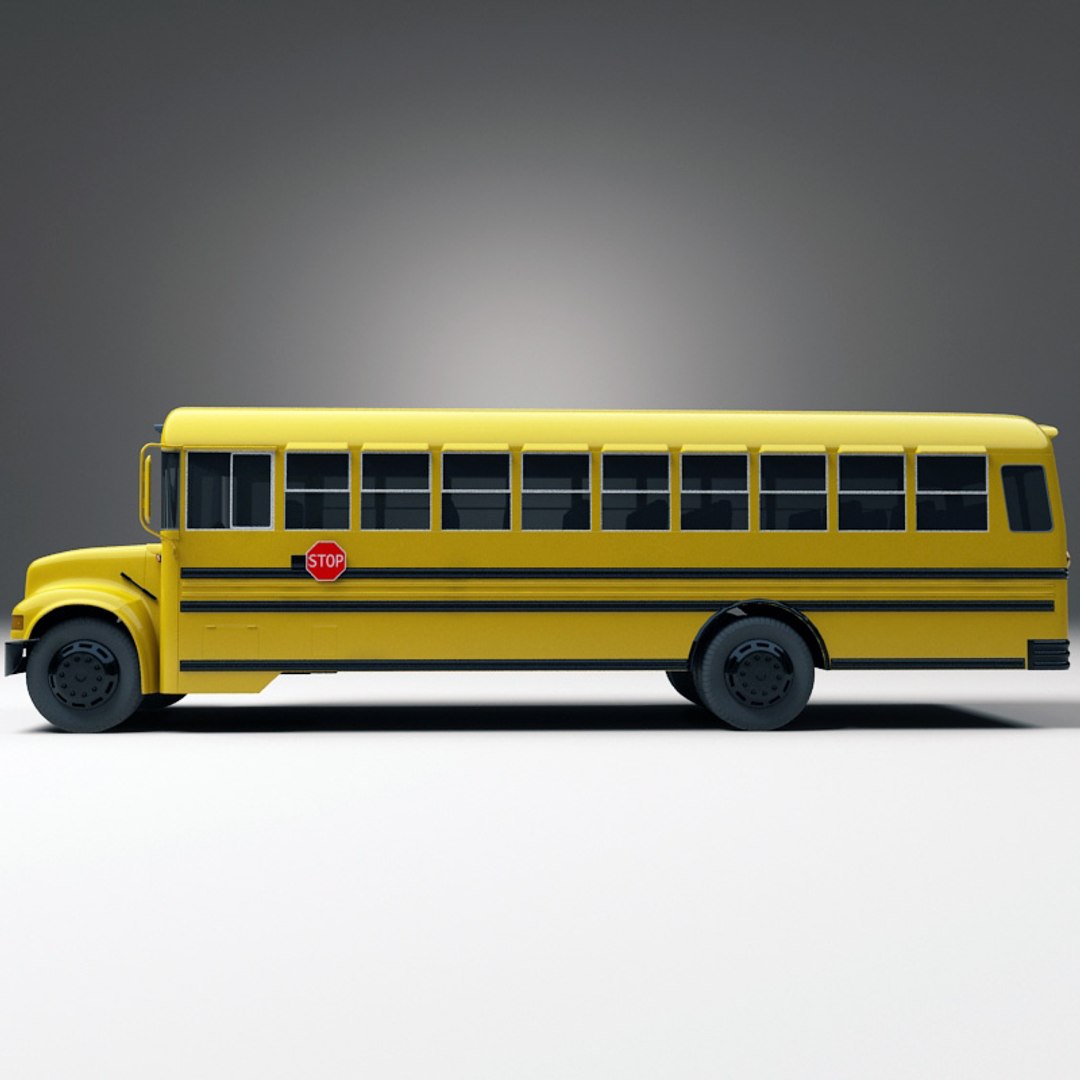 Bus School 3d Max