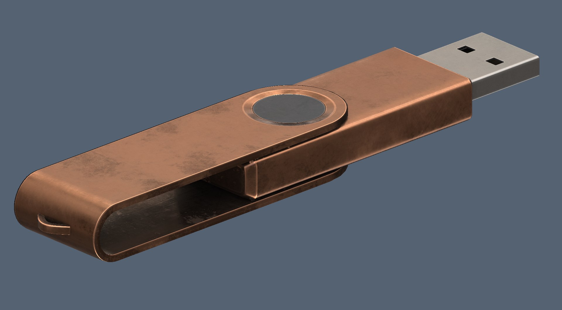 Low-poly Version Usb Stick 3d Model