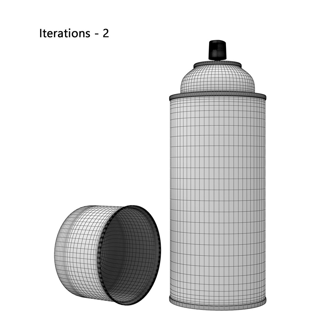 3d model of spray