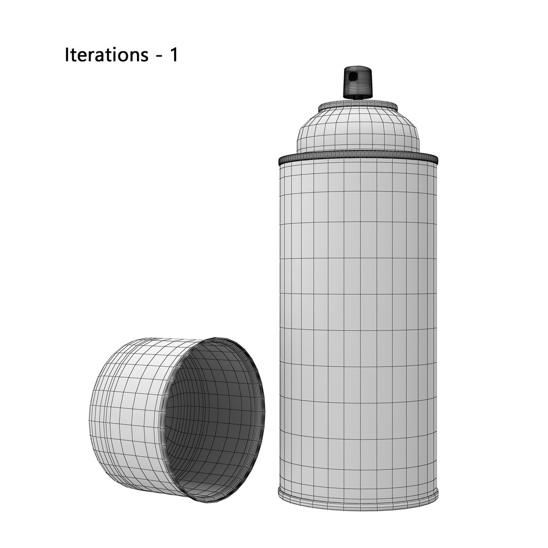 3d model of spray