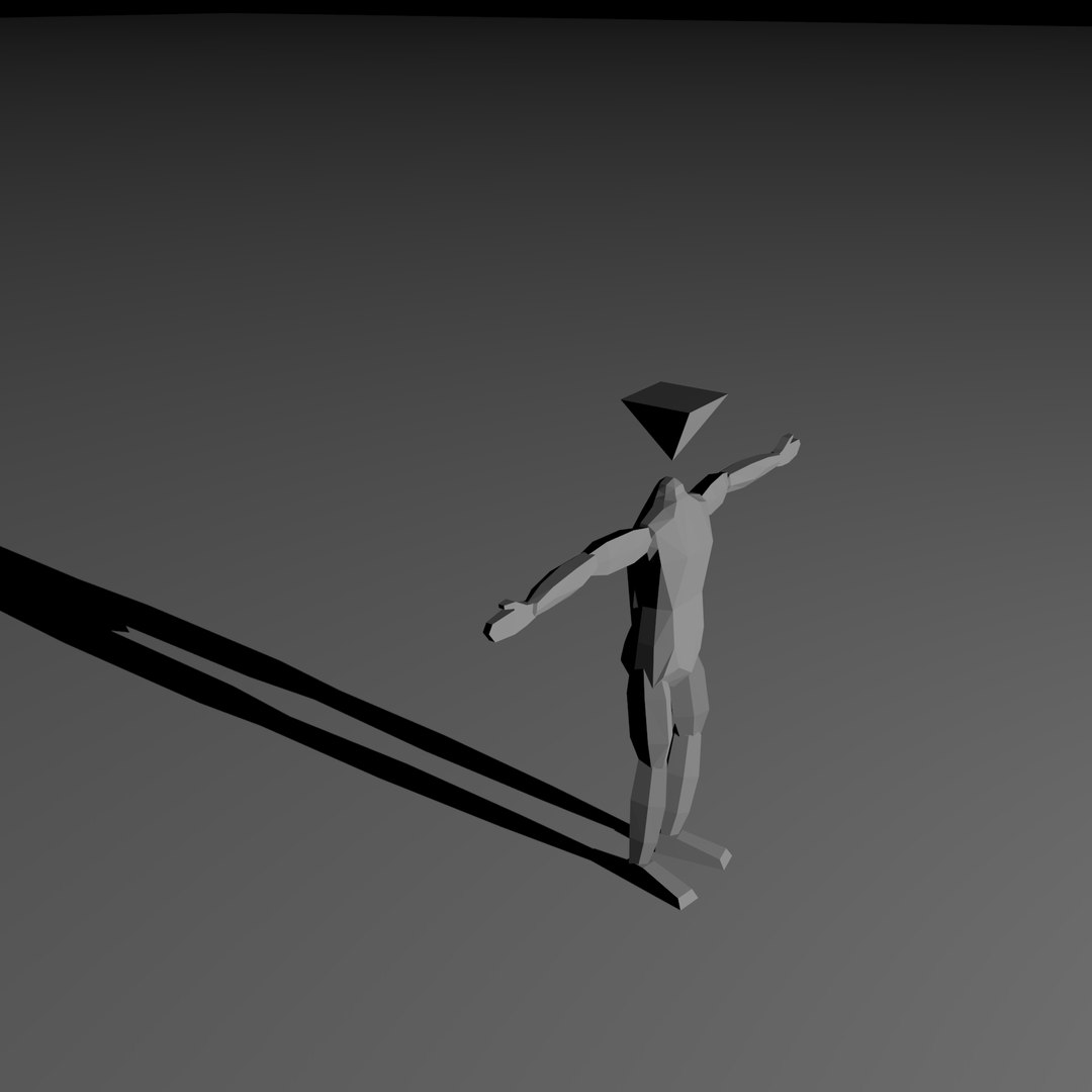 Free 3D Triangle Dude Model - TurboSquid 1690603