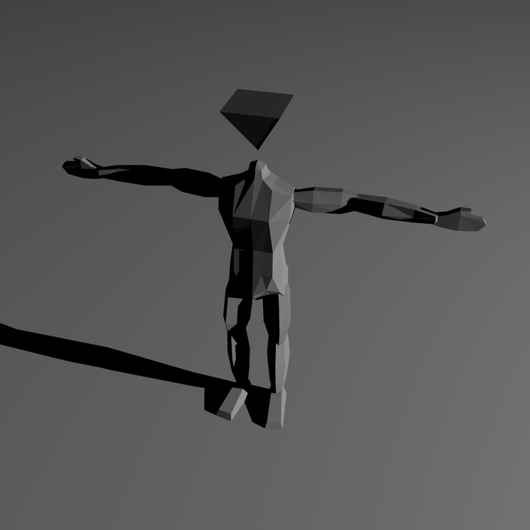 Free 3D Triangle Dude Model - TurboSquid 1690603