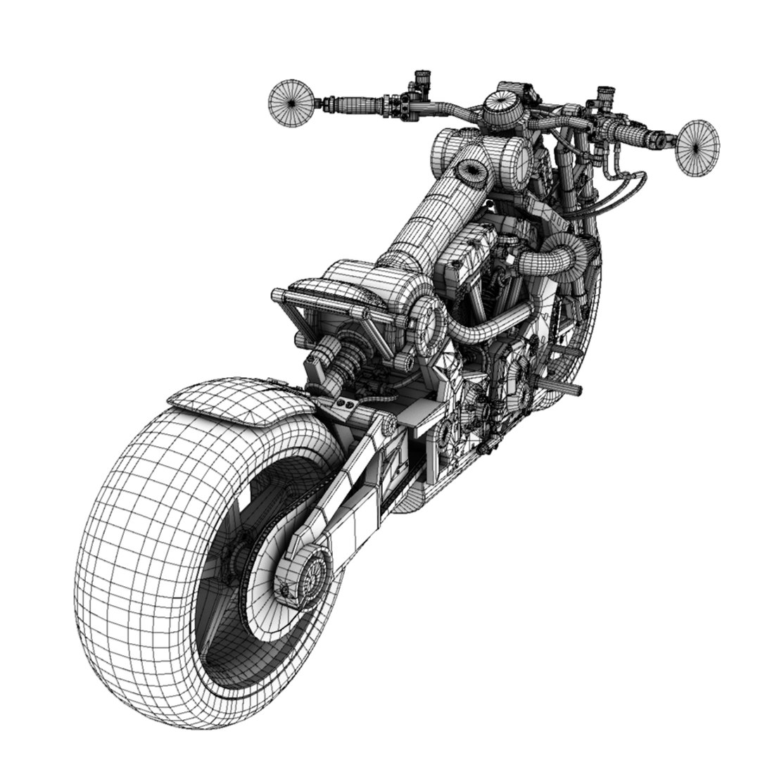 3D Motorcycle Confederate R131 Fighter Model - TurboSquid 1285411
