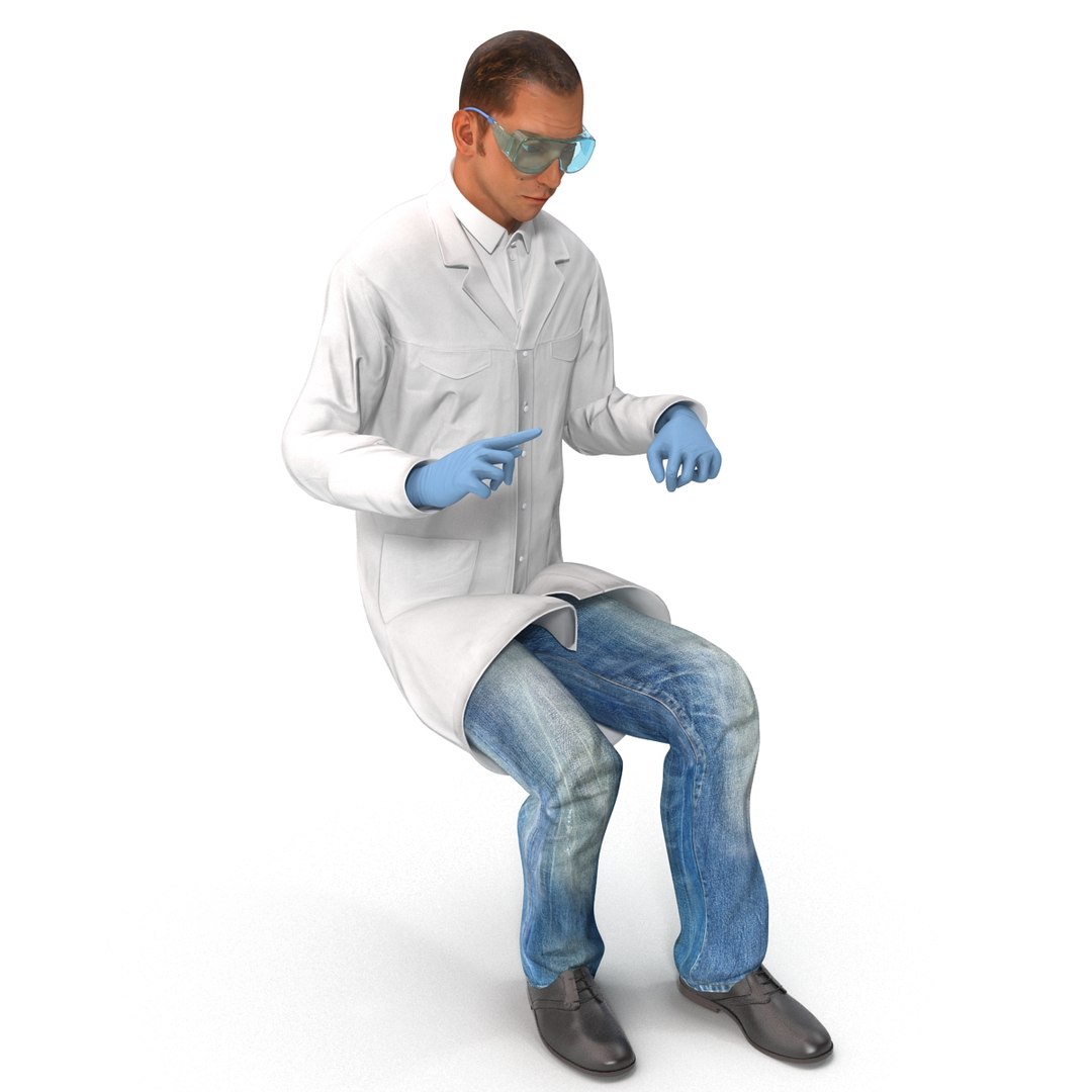 3dsmax scientist rigged