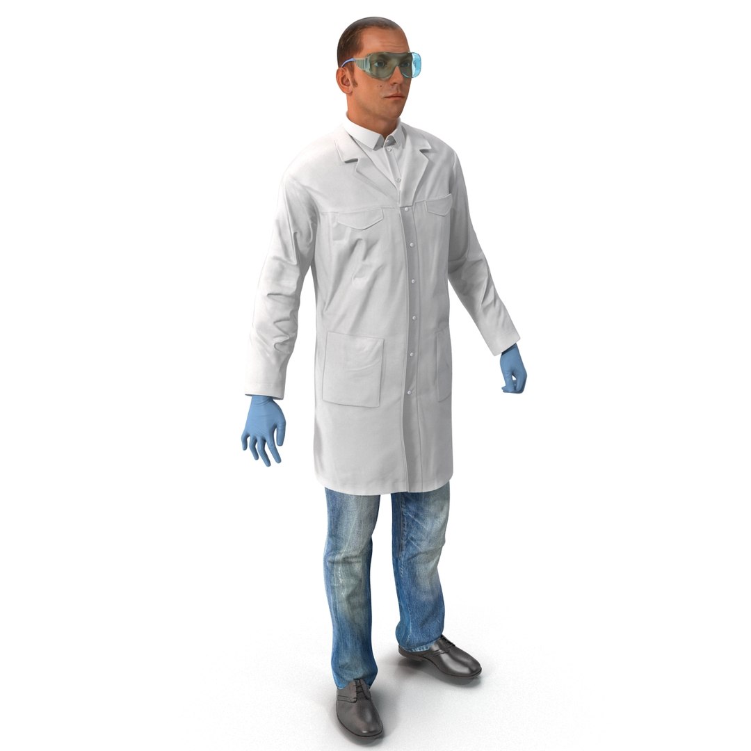 3dsmax scientist rigged