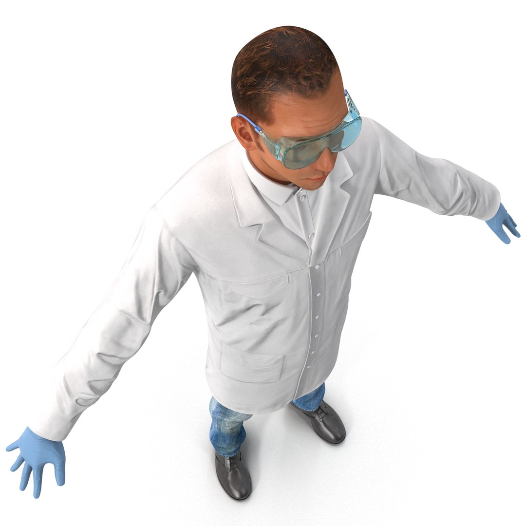 3dsmax scientist rigged