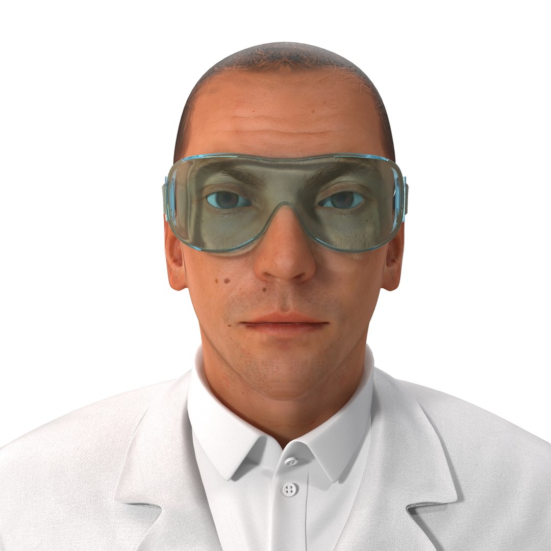 3dsmax scientist rigged