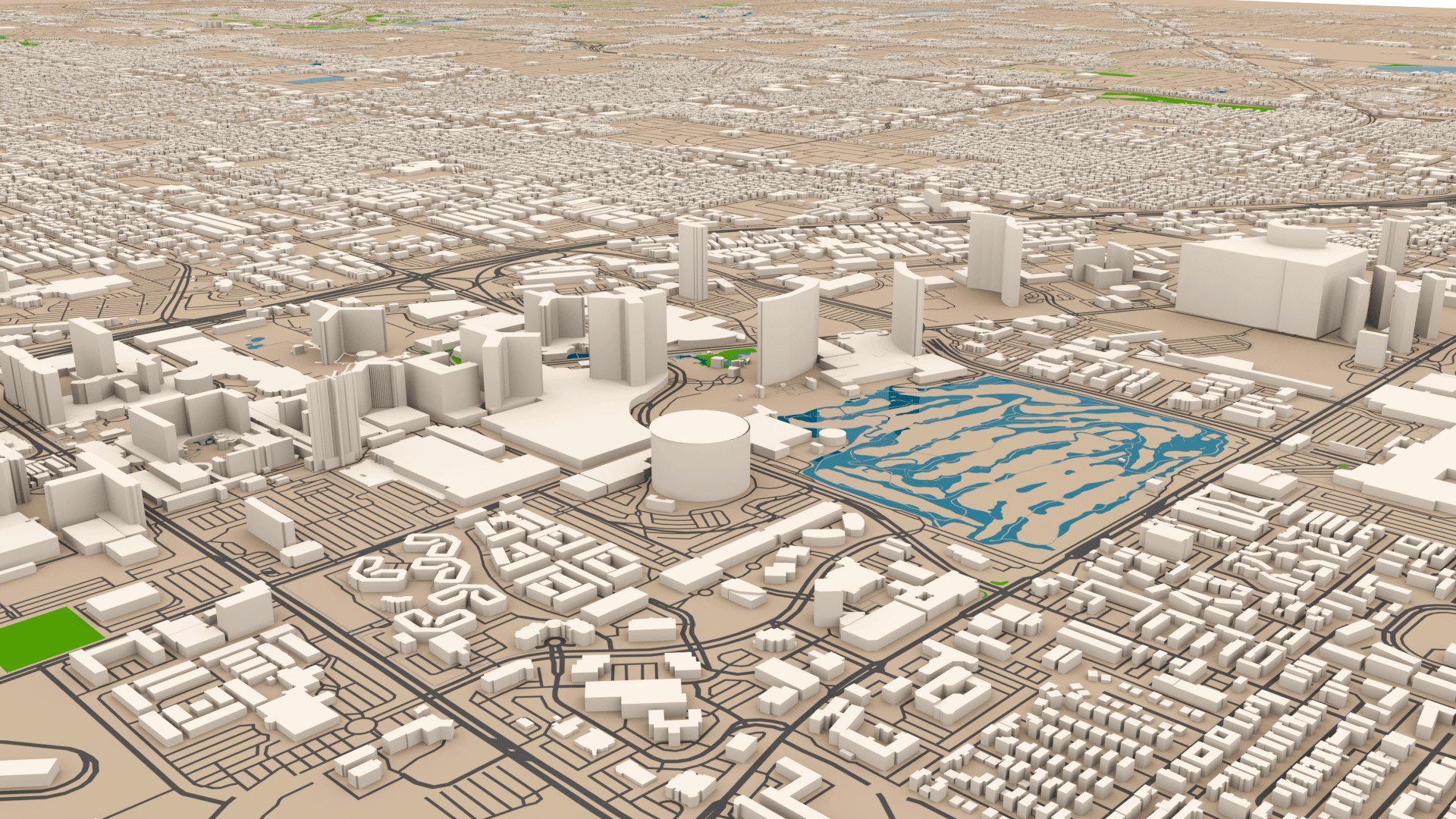 3D Las Vegas Full City 3D Model - TurboSquid 2307350