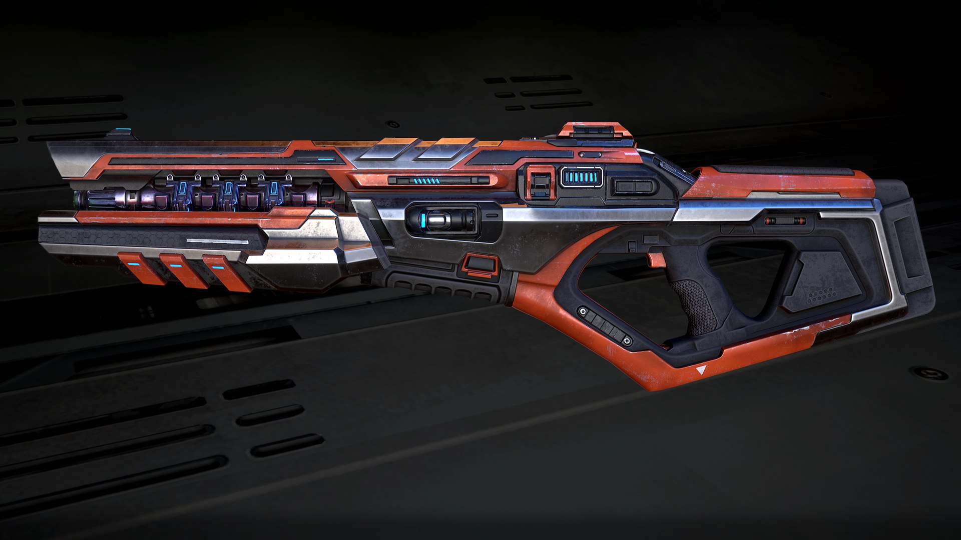 3D Futuristic Gun Model - TurboSquid 1259518