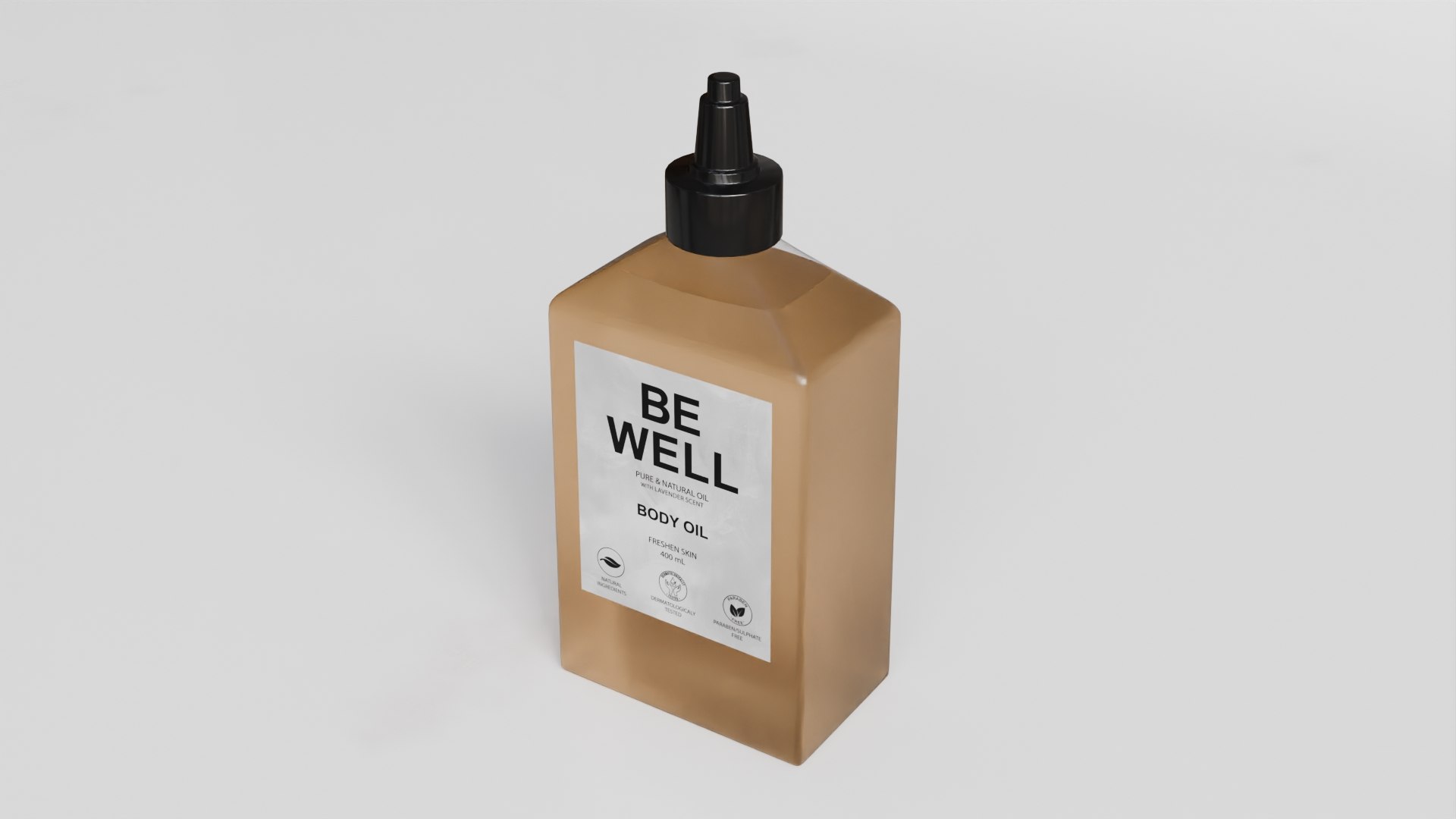 Be Well Body Oil 3D - TurboSquid 2361295