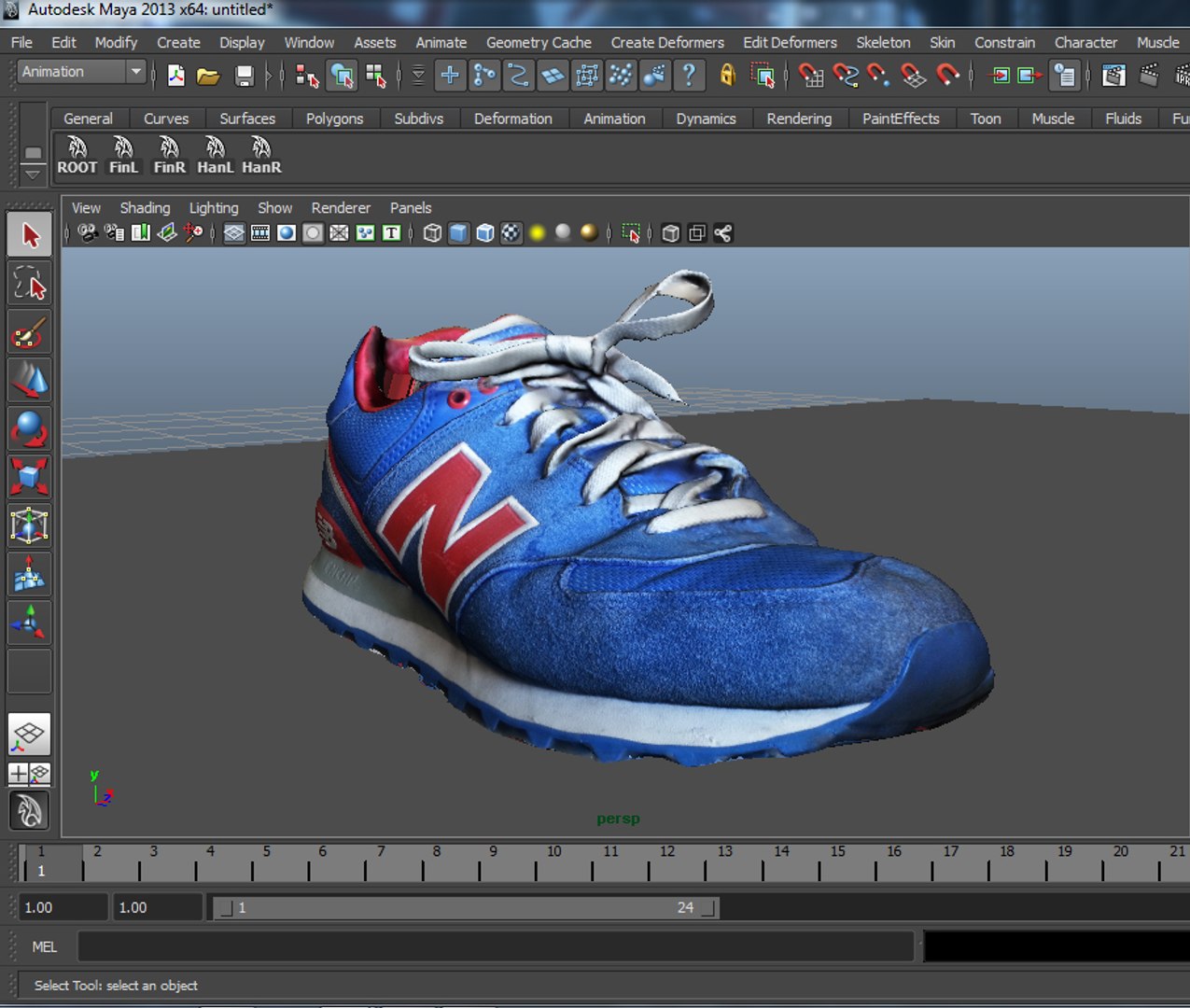 trainers shoes 3d model