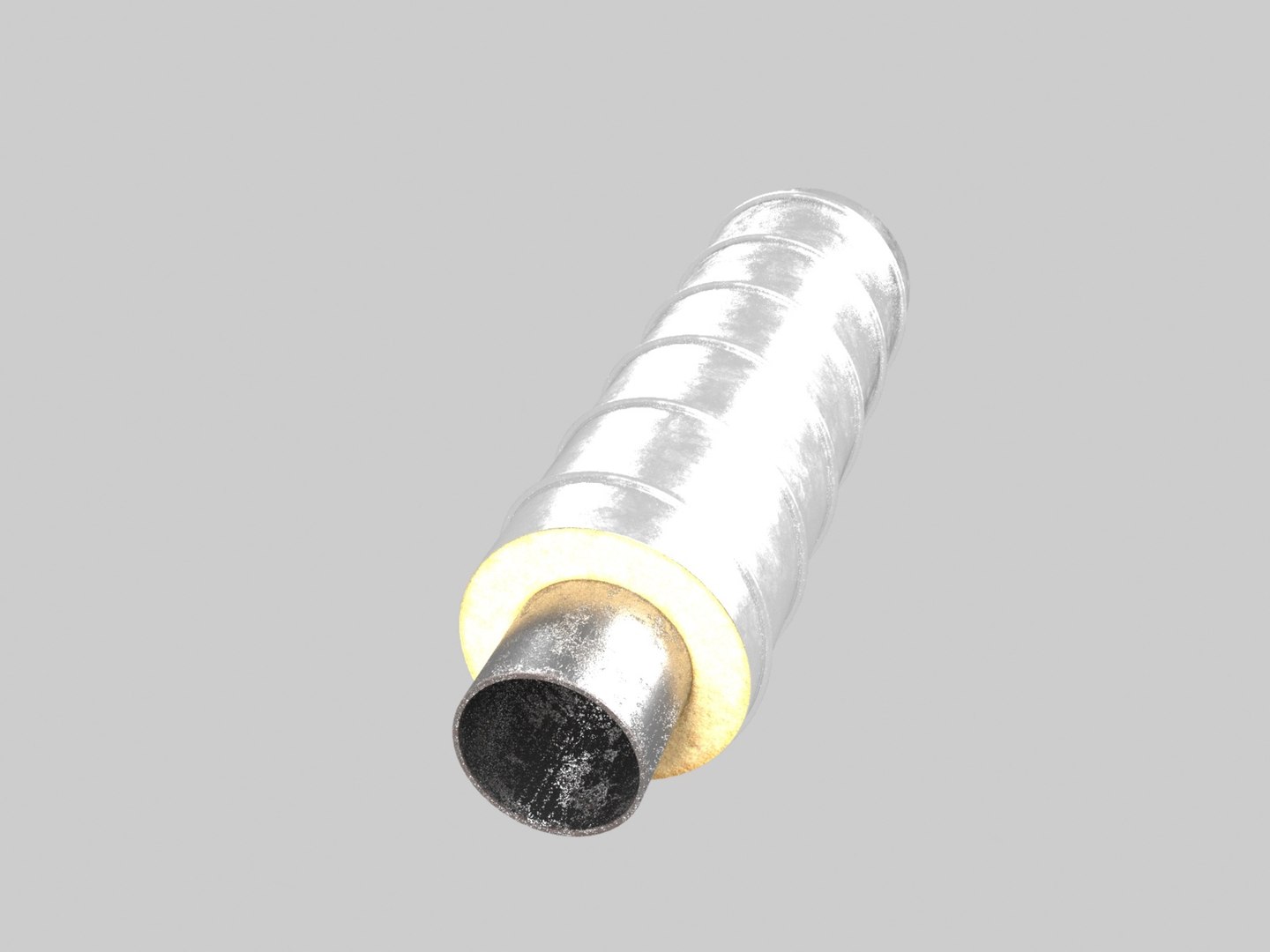 Steel Pipes In PPU OTs Sheath 3D - TurboSquid 1987217