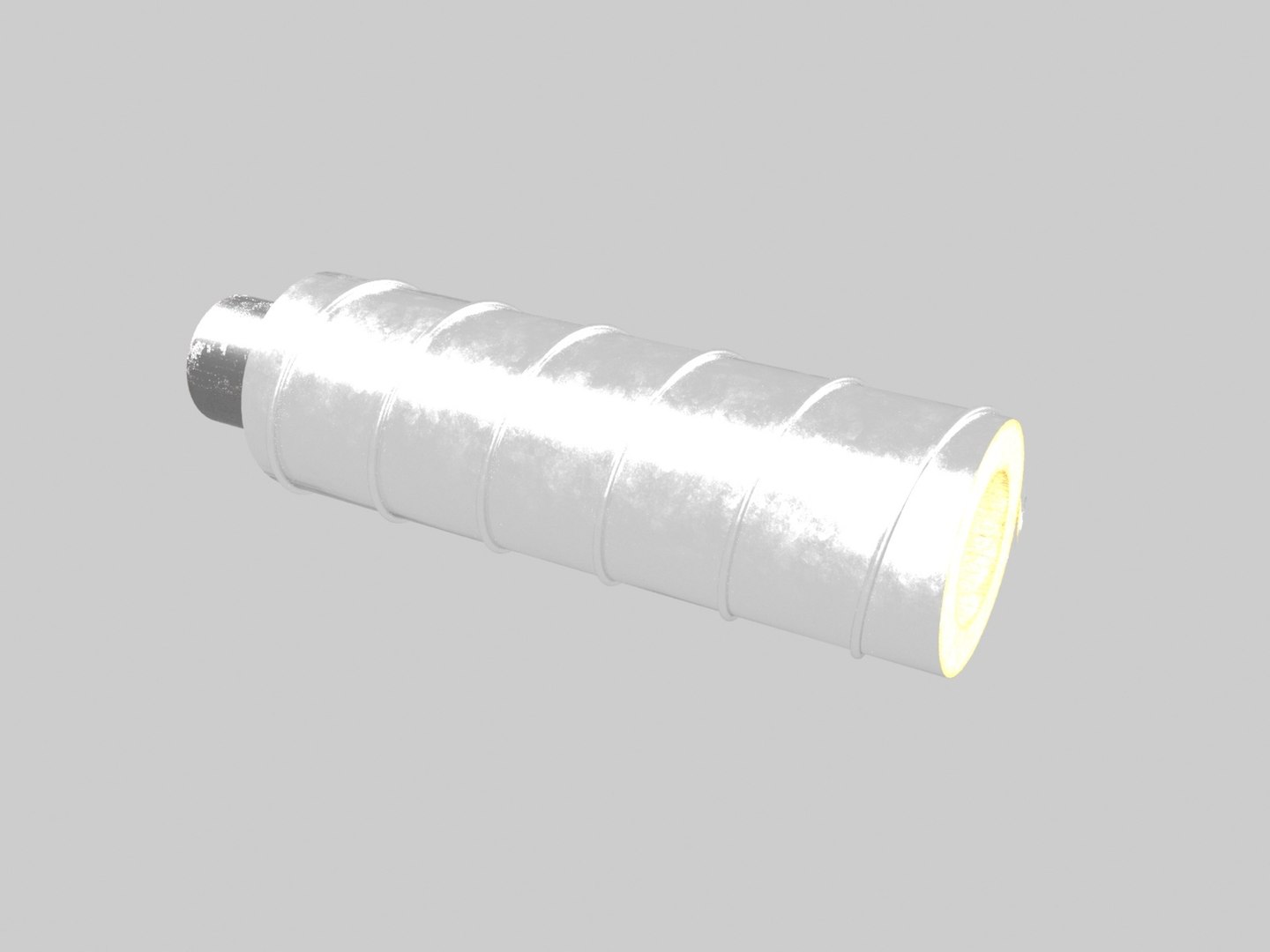 Steel Pipes In PPU OTs Sheath 3D - TurboSquid 1987217