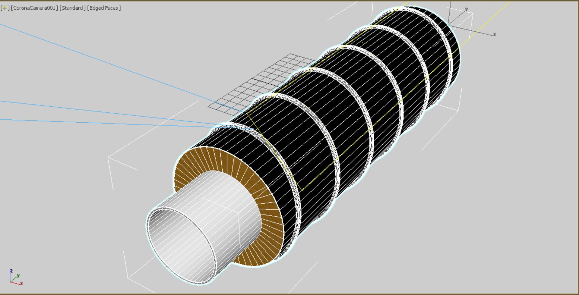 Steel Pipes In PPU OTs Sheath 3D - TurboSquid 1987217