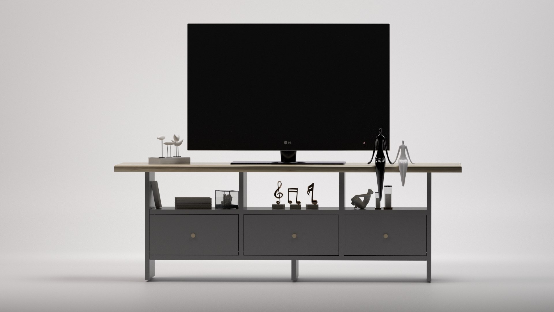 Free Tv Stand 3D Model - TurboSquid 1691772
