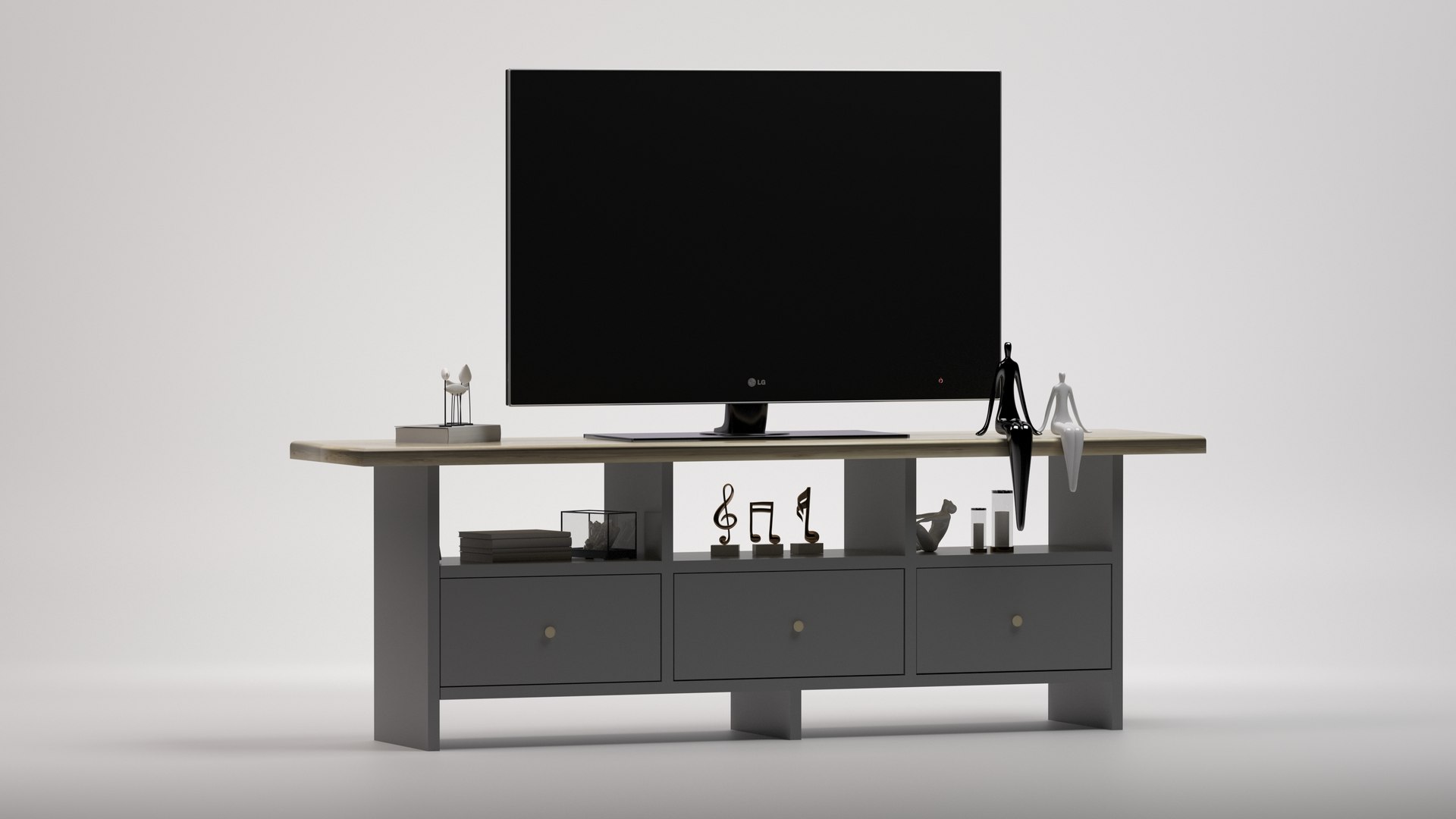 Free Tv Stand 3D Model - TurboSquid 1691772