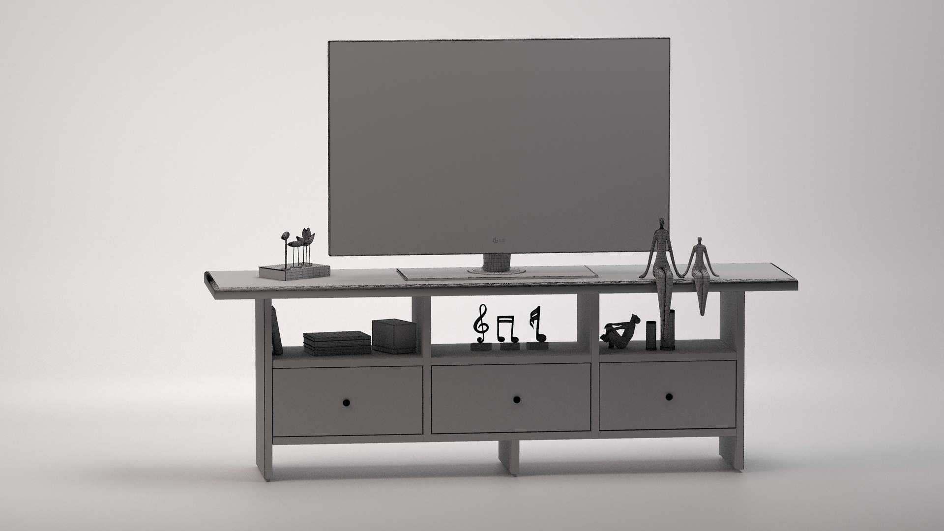 Free Tv Stand 3D Model - TurboSquid 1691772