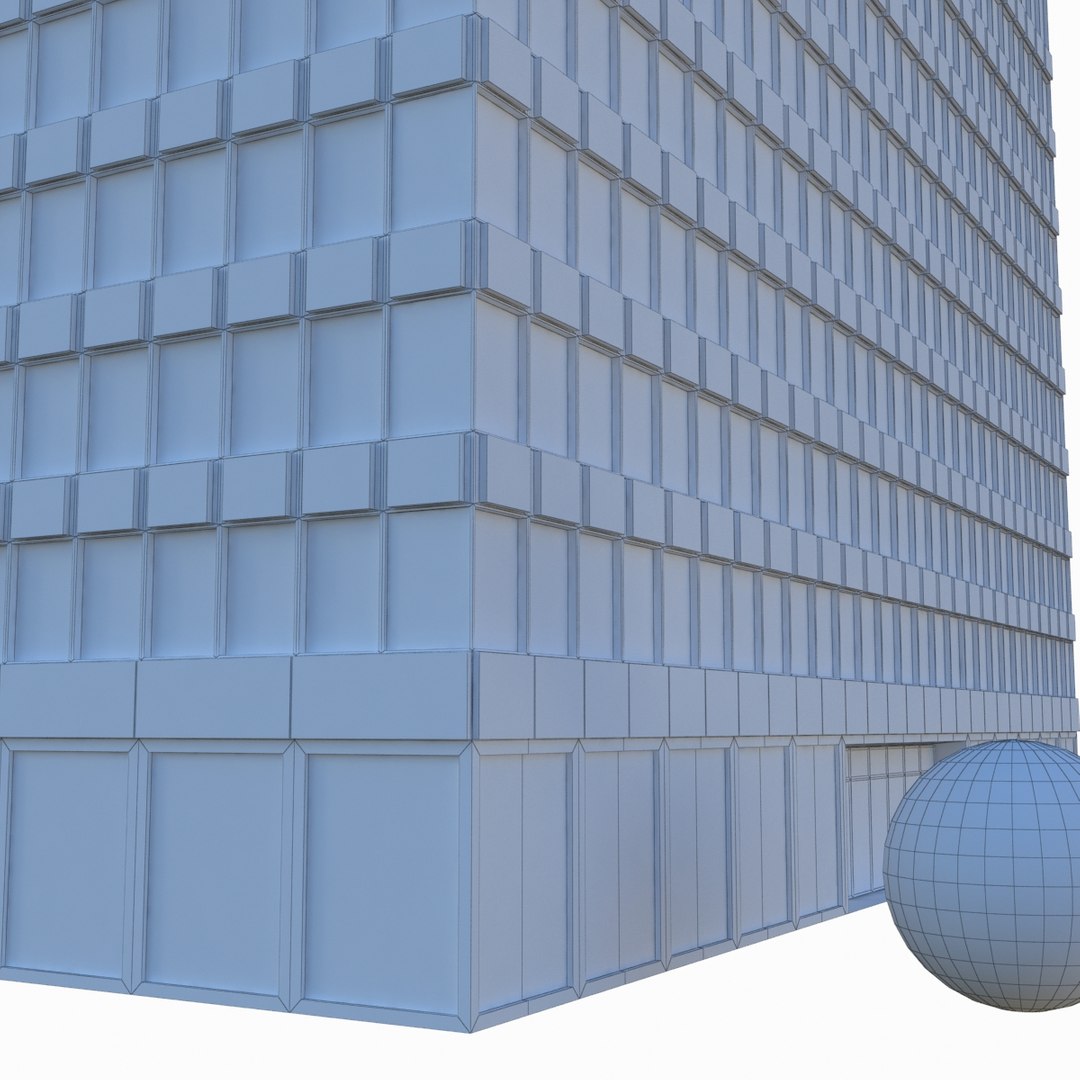 10 Story Office Building 3ds