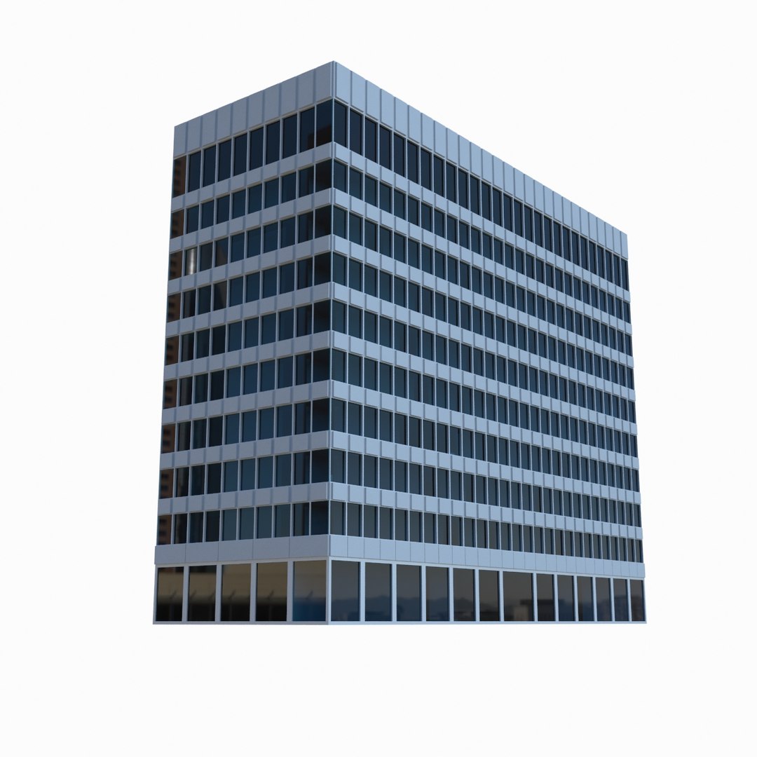 10 Story Office Building 3ds