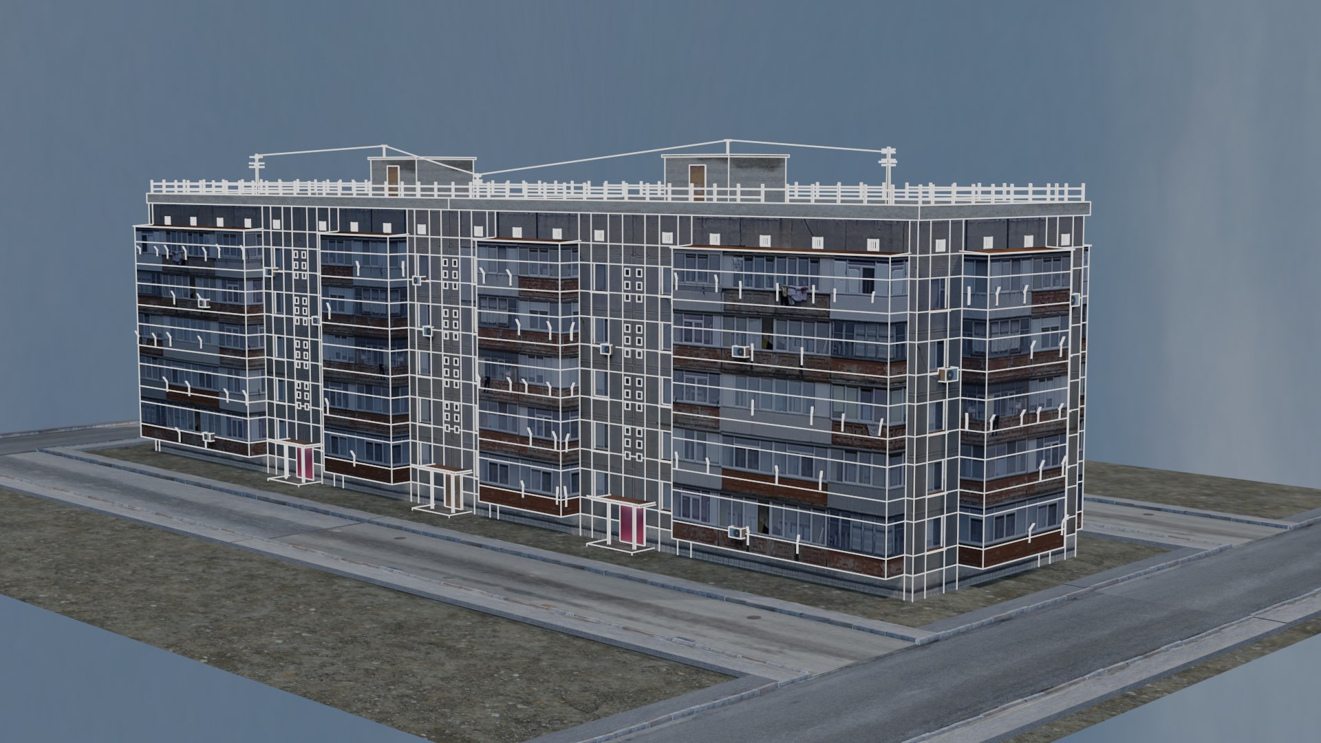 Panel house 3D model - TurboSquid 1611846