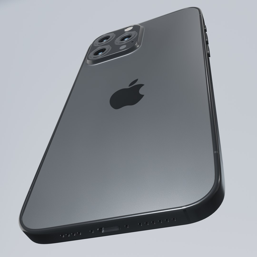 3D Apple IPhone 13 Pro Max Black - TurboSquid 1887541