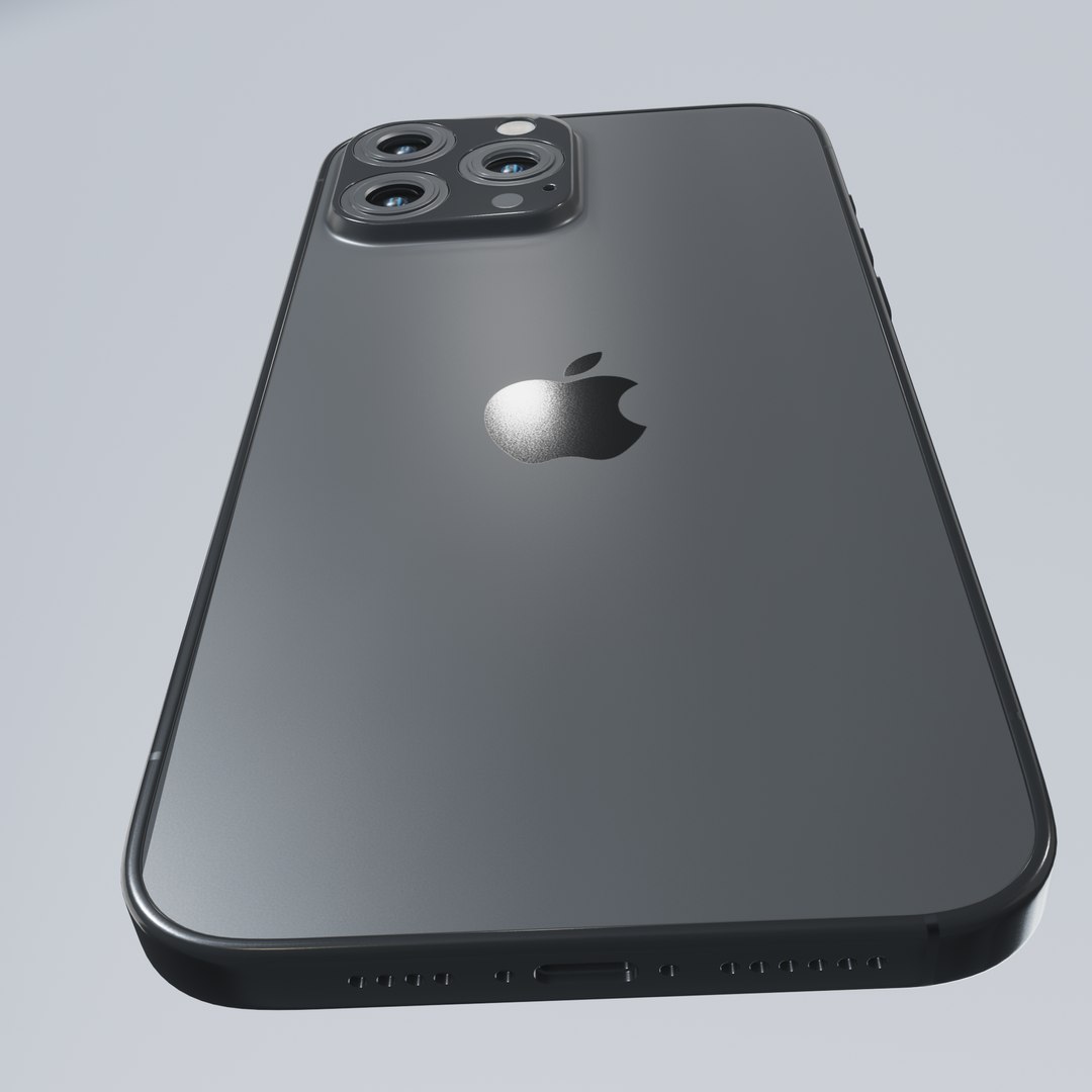 3D Apple IPhone 13 Pro Max Black - TurboSquid 1887541