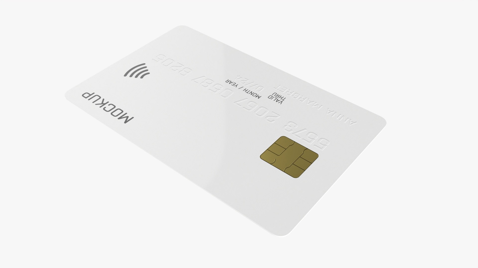 3D Credit Debit Card 01 - TurboSquid 1715901
