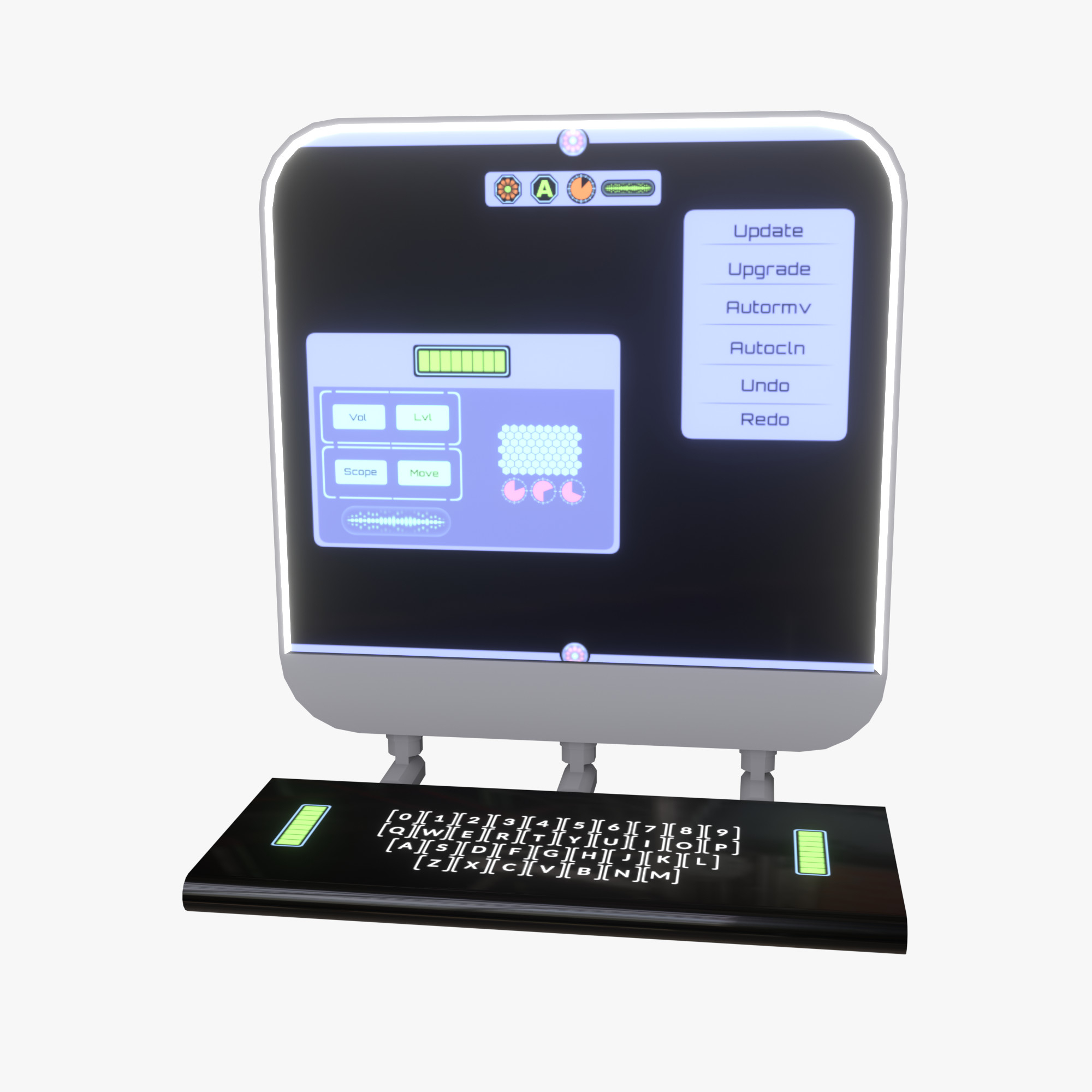 3D minimalistic computers sets - TurboSquid 1693214