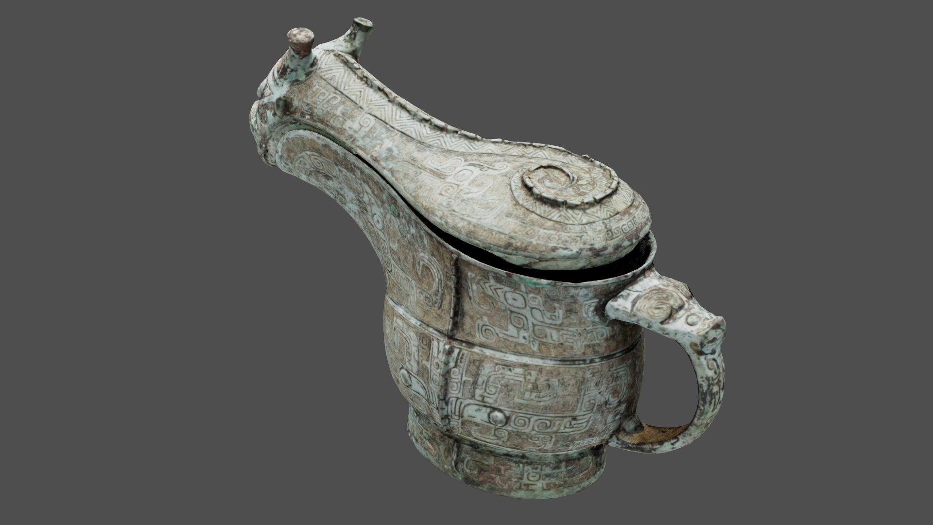 Chinese Bronze Ware Bronze Ware 3D Model - TurboSquid 2151206