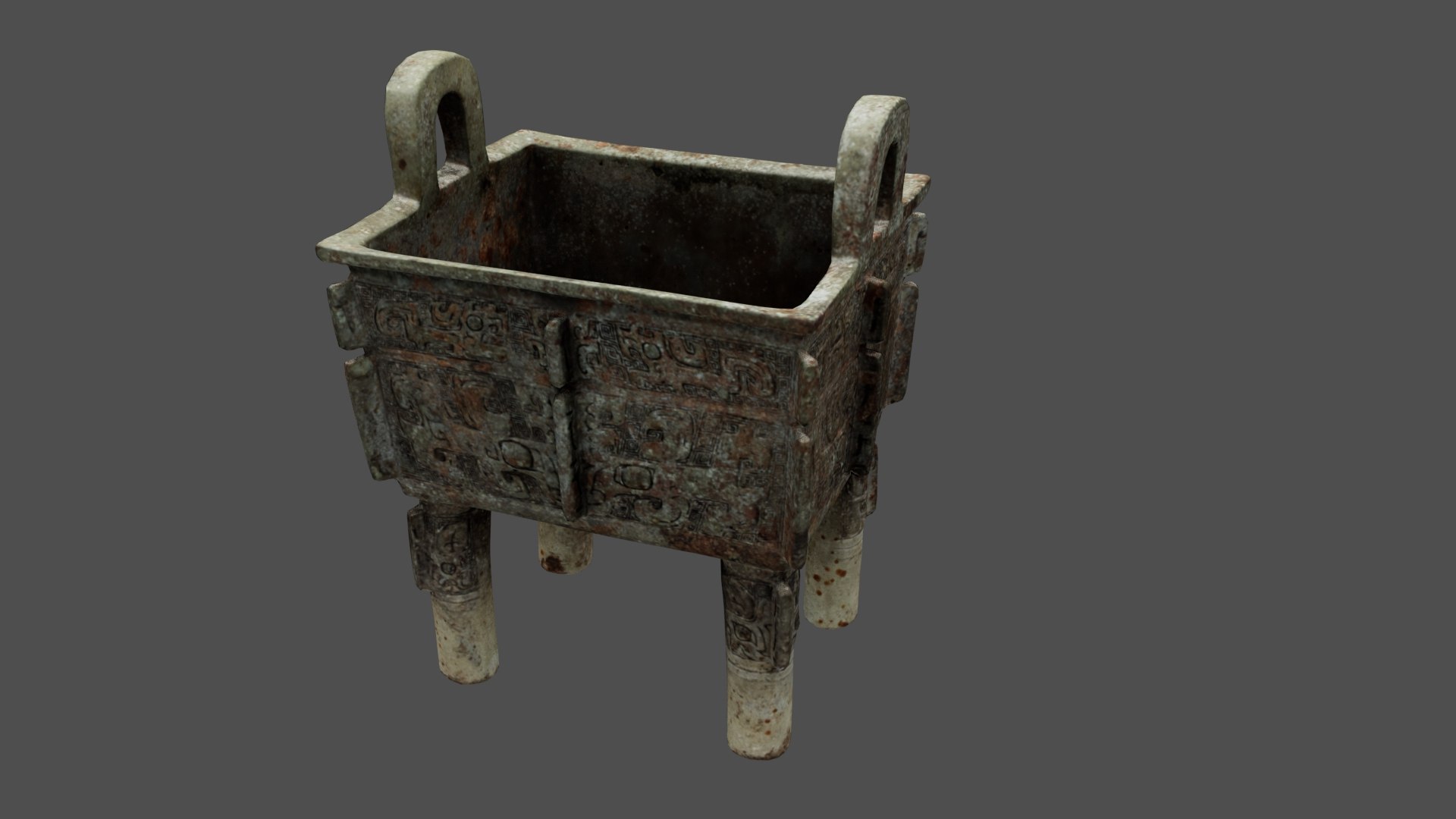 Chinese Bronze Ware Bronze Ware 3D Model - TurboSquid 2151206