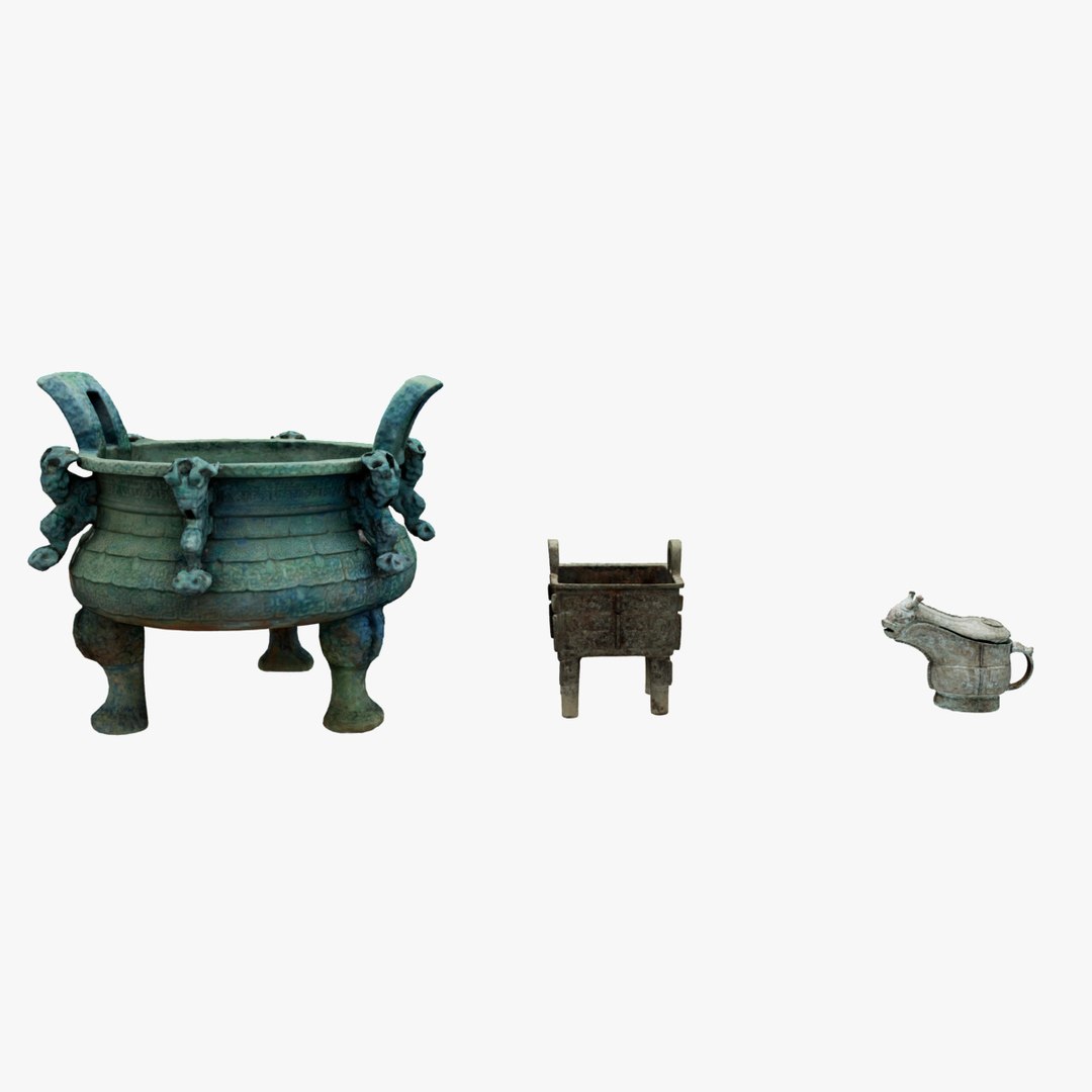 Chinese Bronze Ware Bronze Ware 3D Model - TurboSquid 2151206